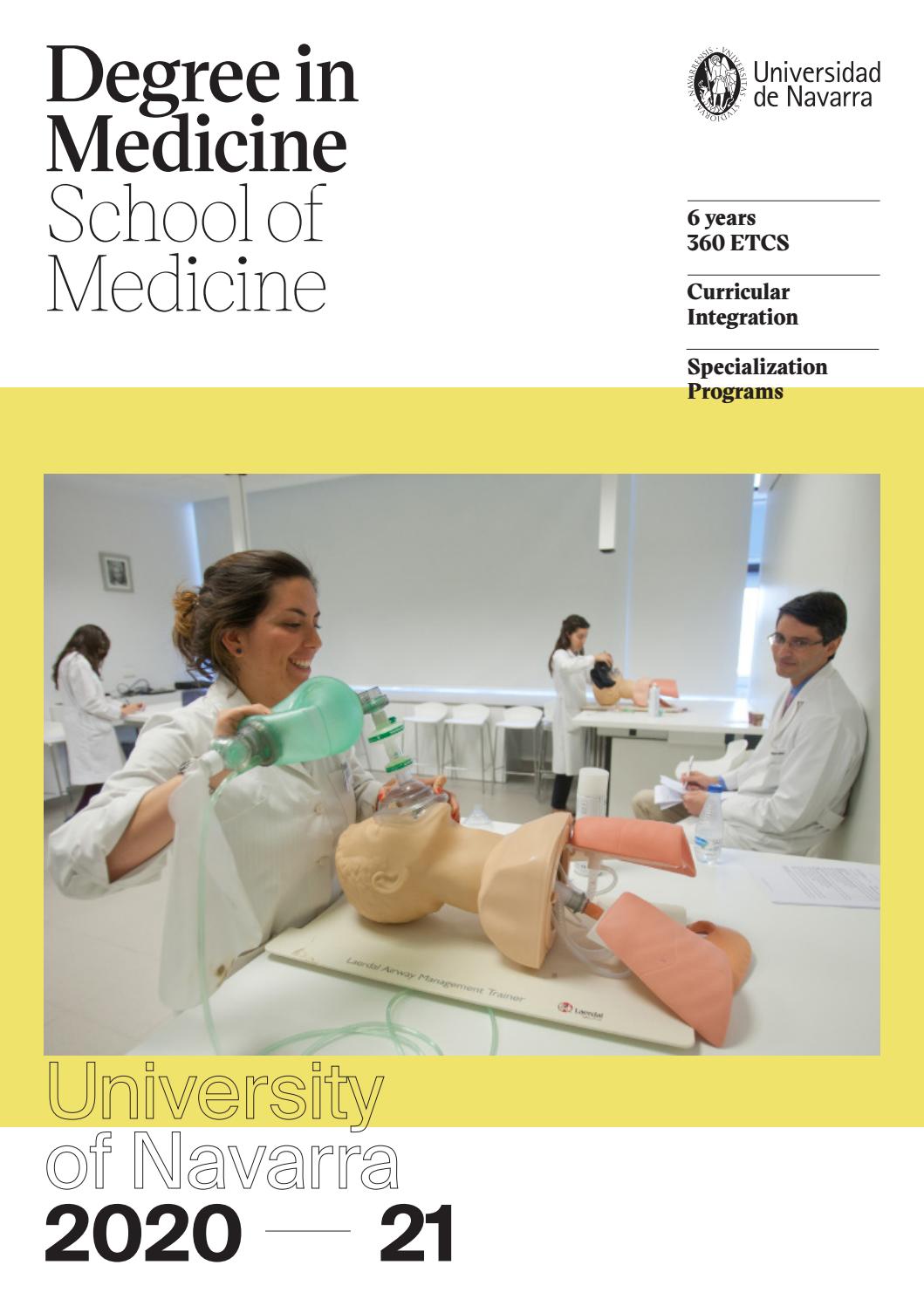 Degree in Medicine by universidaddenavarra - Issuu