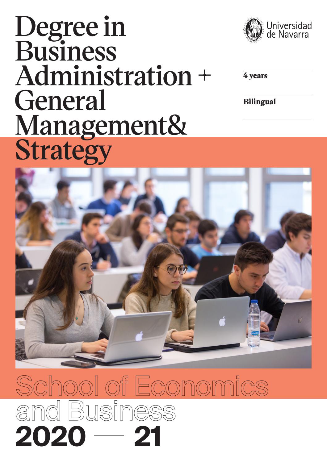 Degree in Business Administration + General Management & Strategy by ...