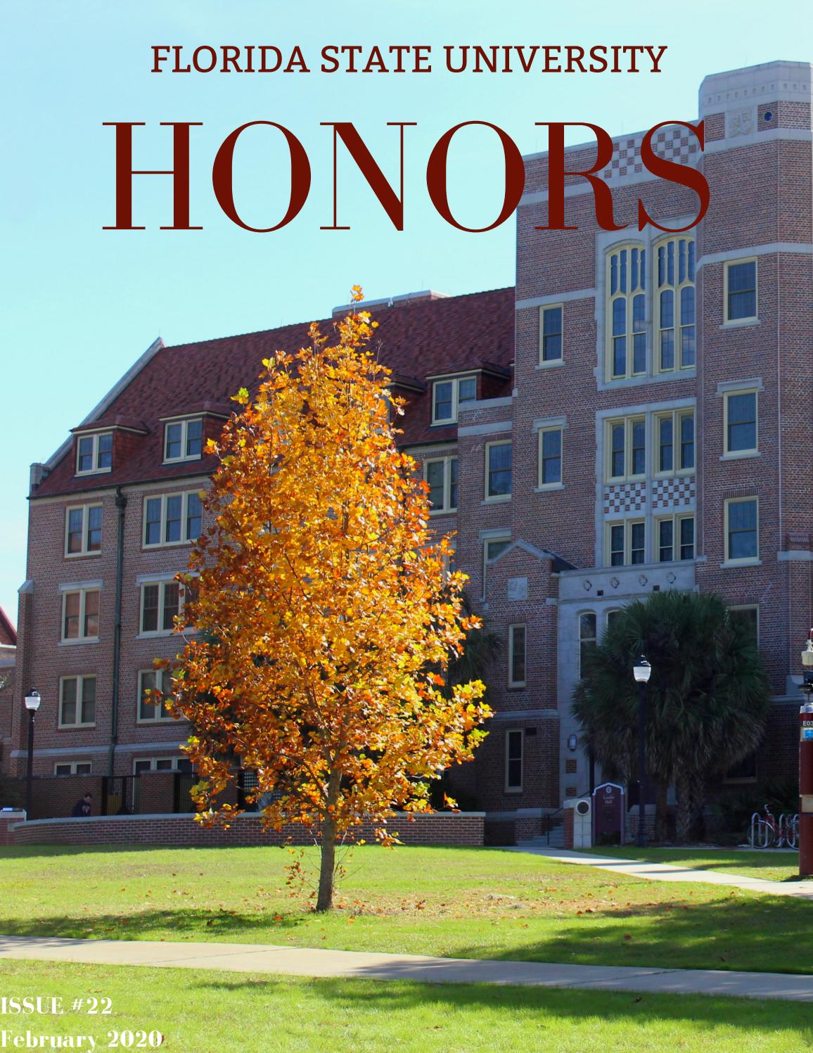 FSU Honors Program Newsletter, Issue #22- February 2020 by Honors ...