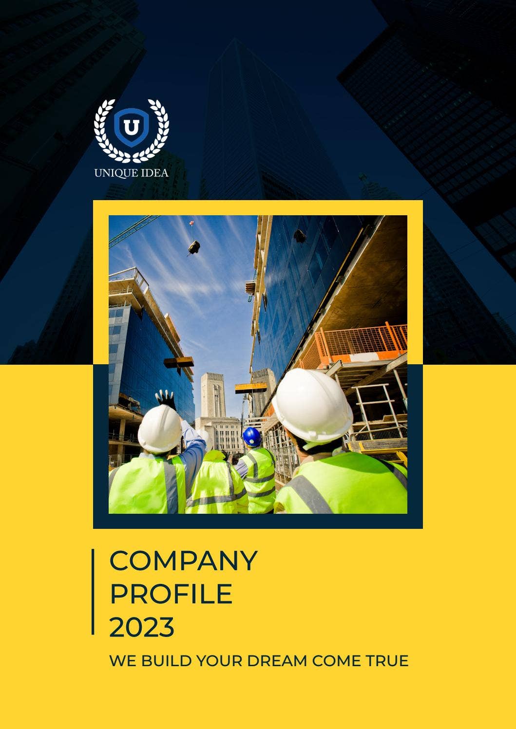 Construction Company Profile Brochure by OWPictures - Issuu