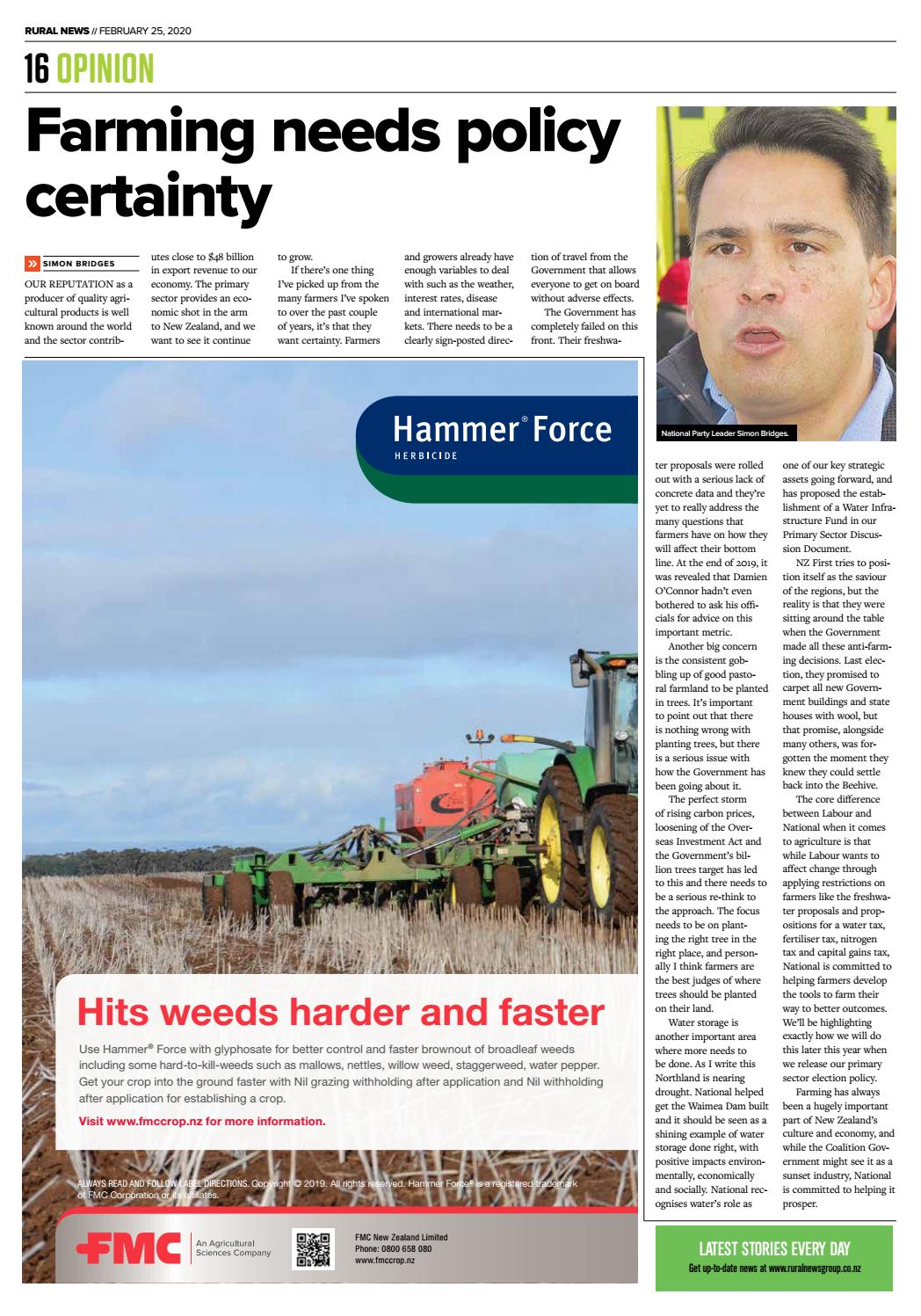 Rural News 25 February 2020 by Rural News Group - Issuu