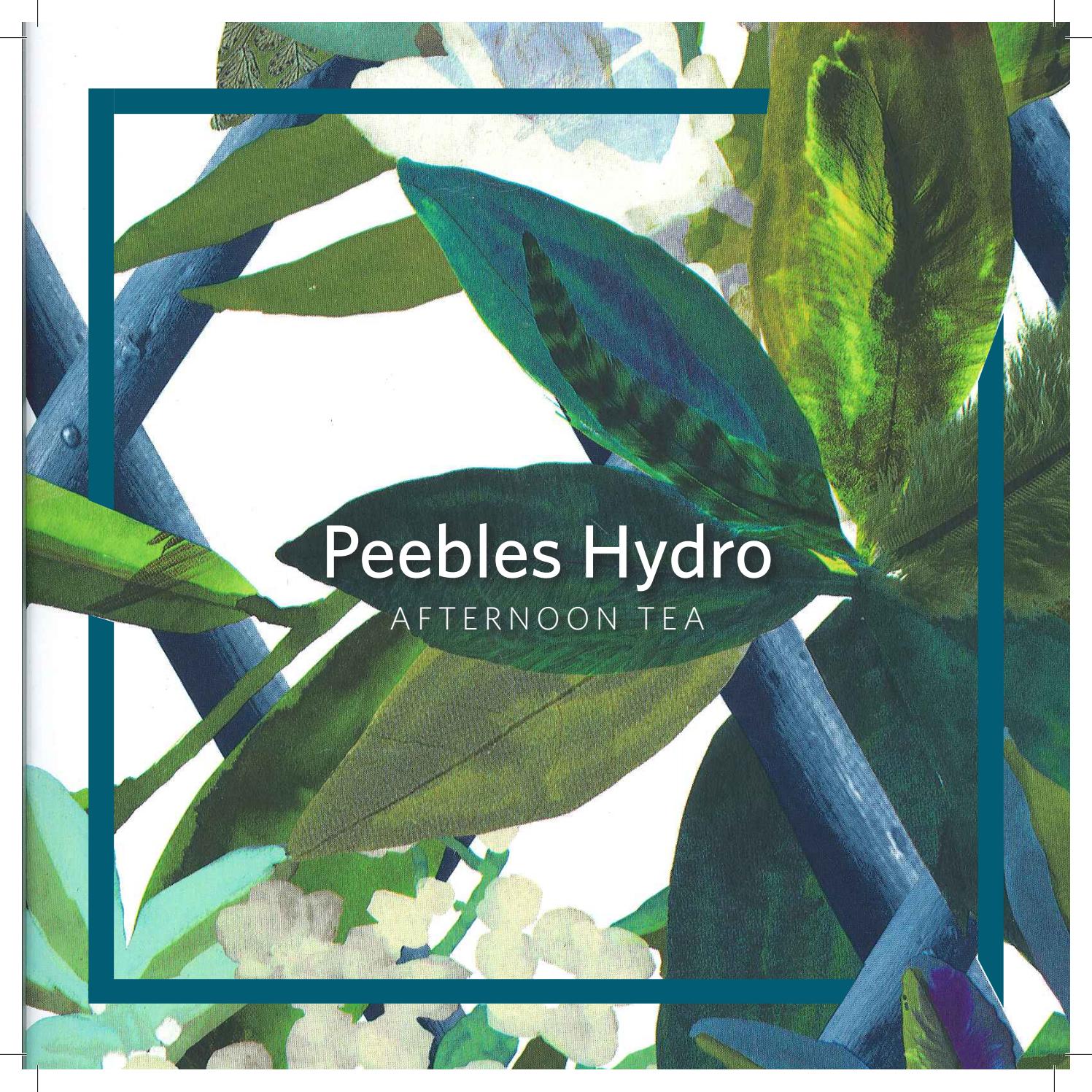 Peebles Hydro Afternoon Tea Menu by Peebles Hydro - Issuu