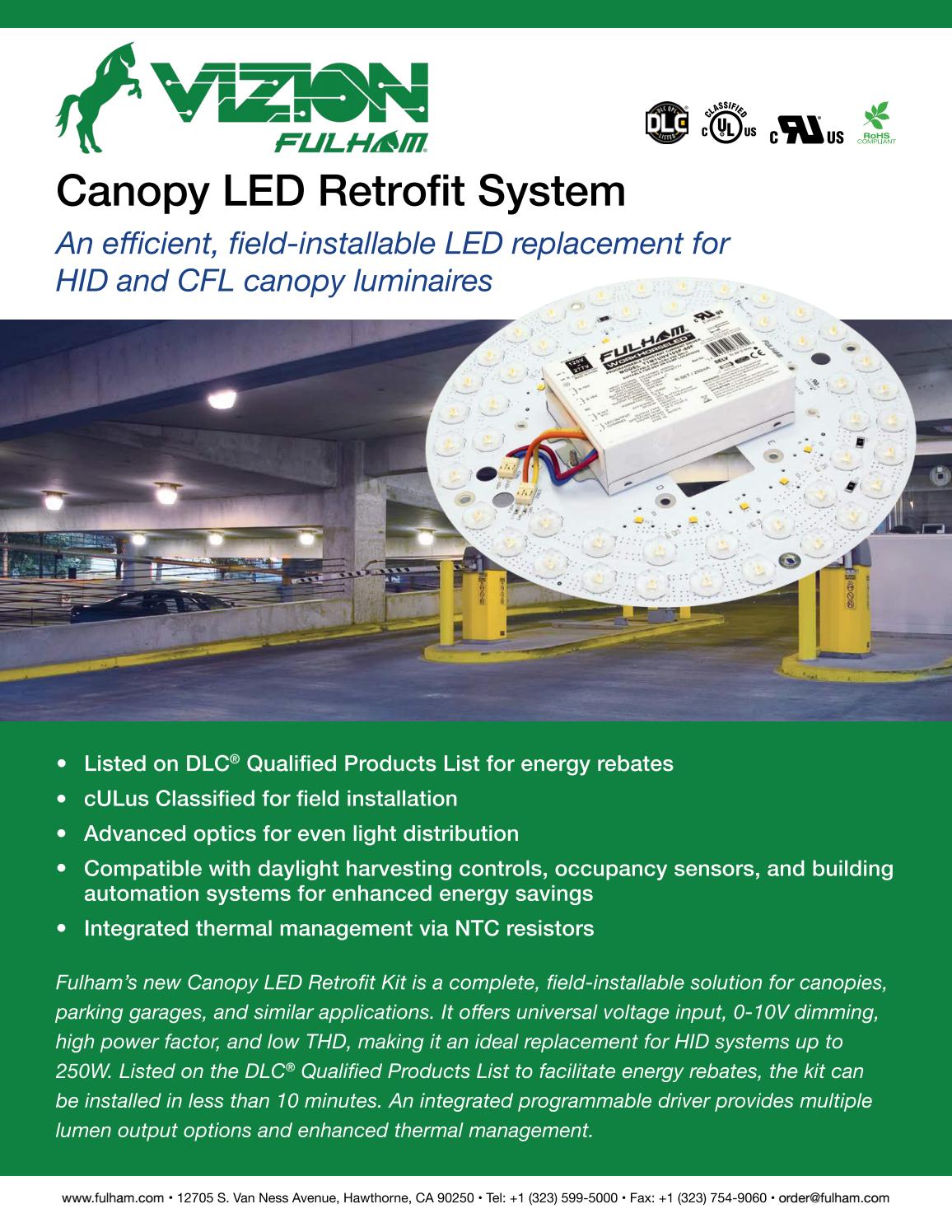 Fulham Canopy LED Retrofit System by Fulham Co., Inc. - Issuu