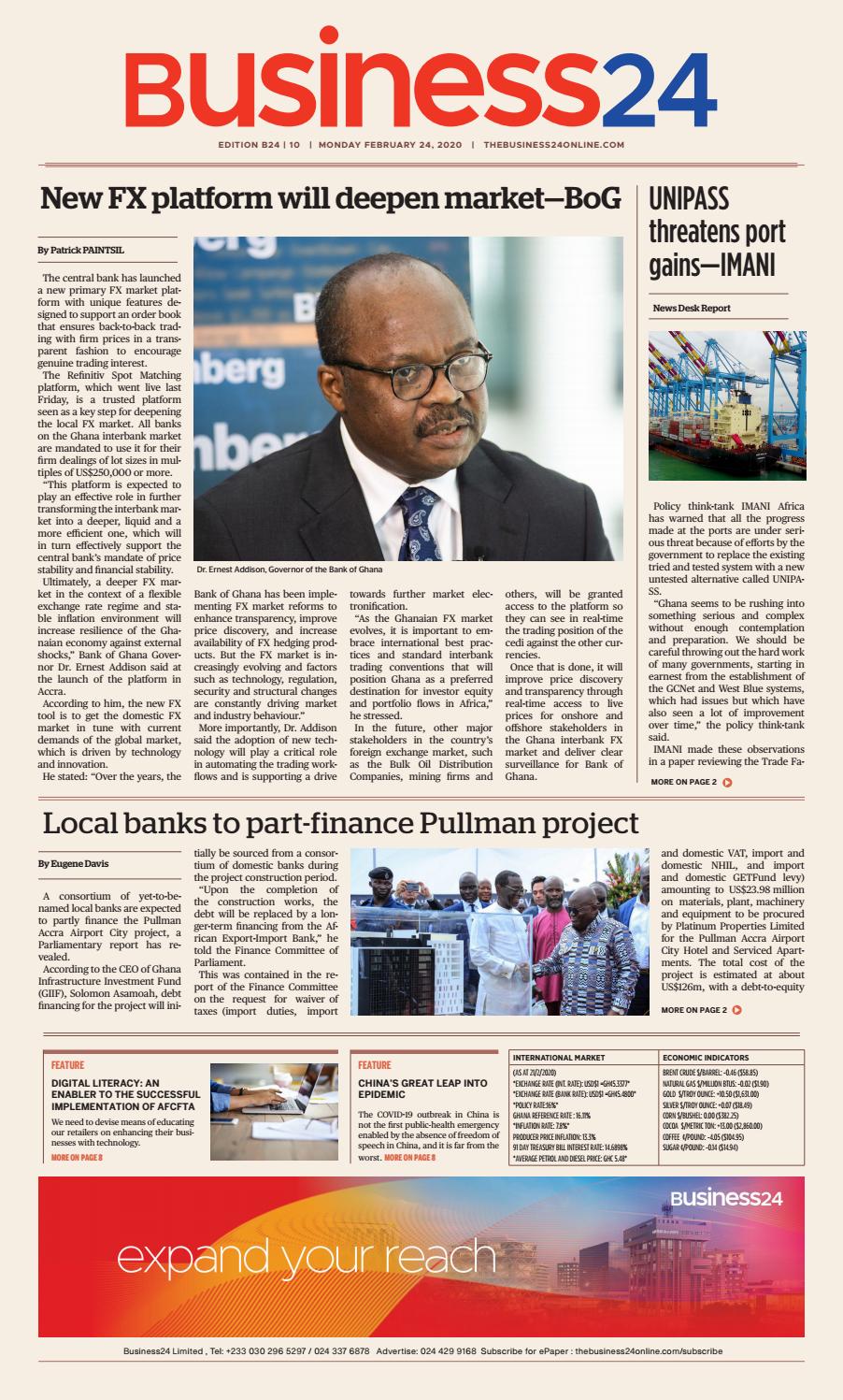 Business24 Newspaper (February 24, 2020) by Business24 Online - Issuu