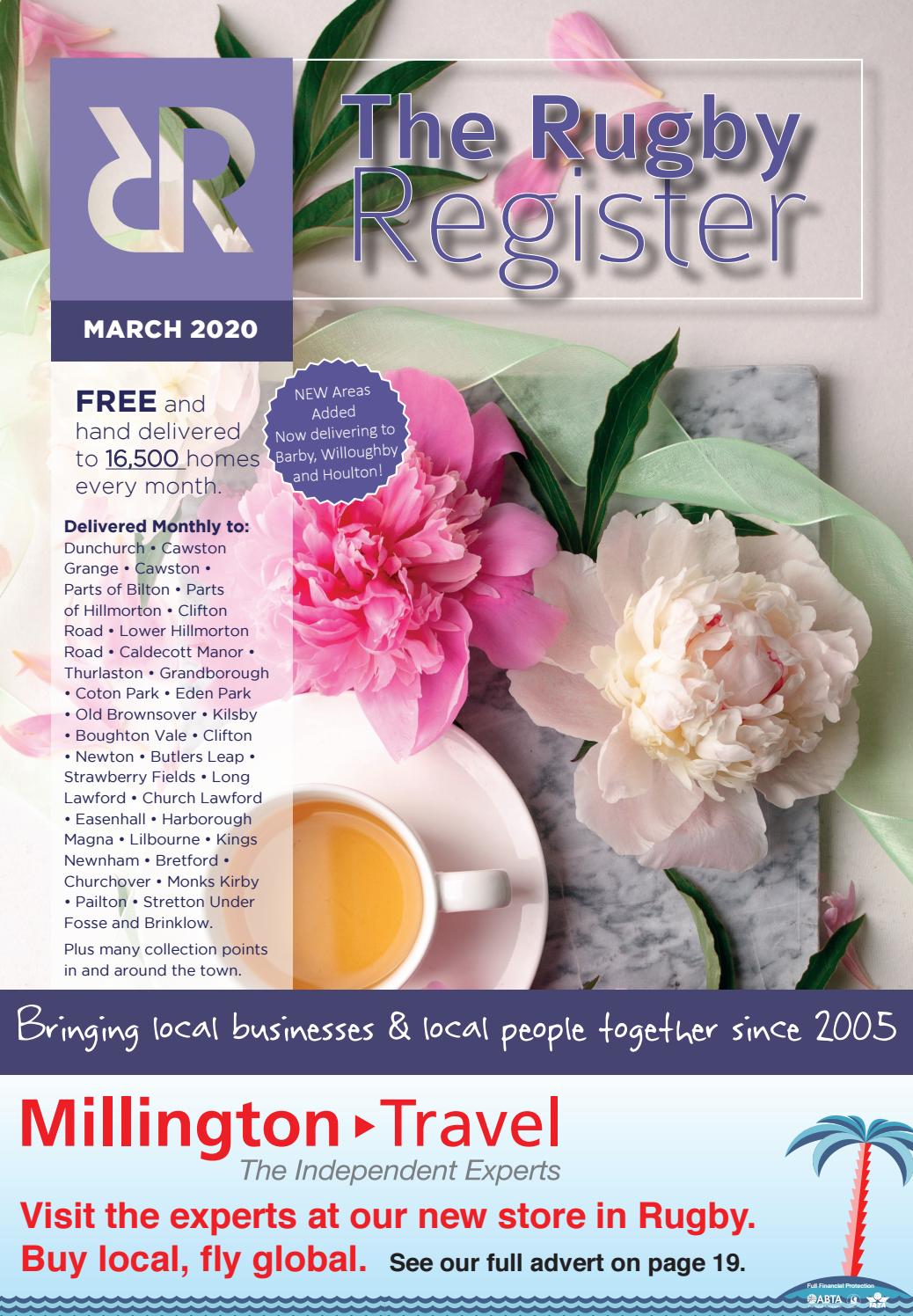 The Rugby Register March 2020 Edition by RUGBY REGISTER - Issuu