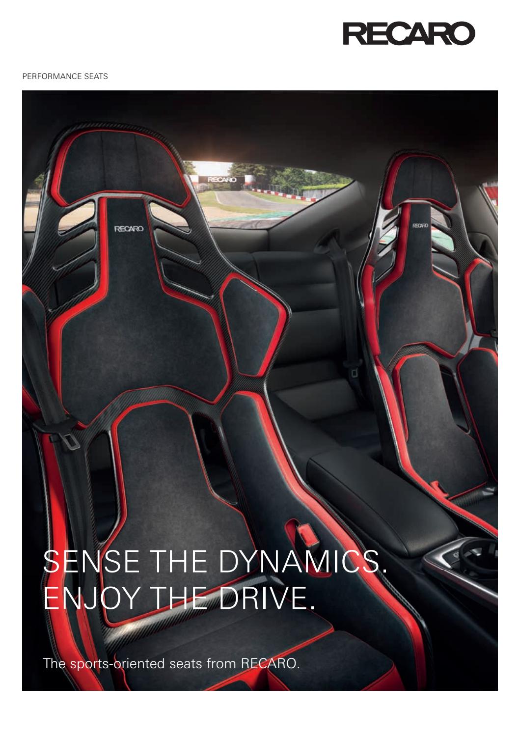 RECARO performance seats (EN) by fmk. & FACT - Issuu