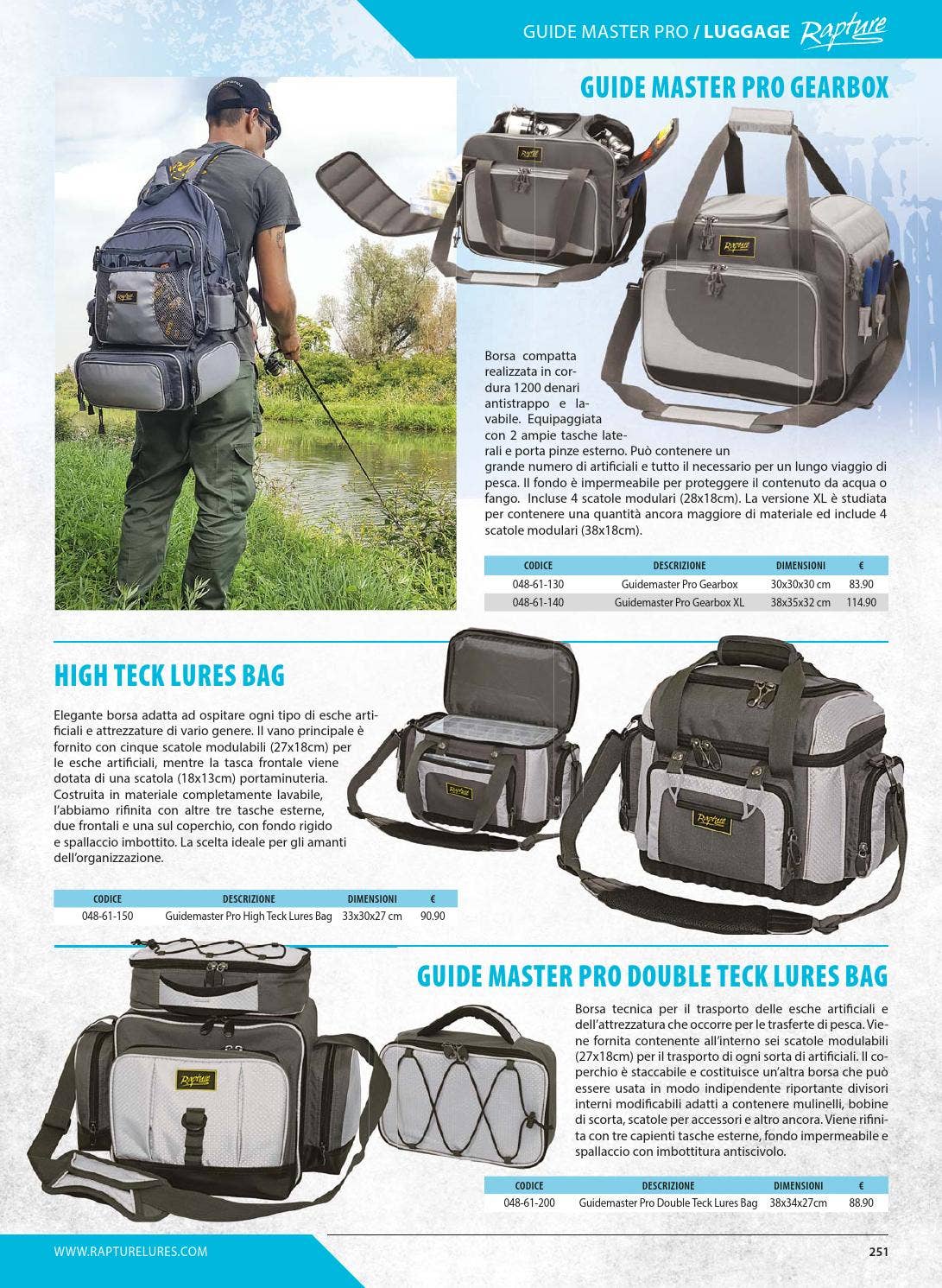 Rapture Lures Fishing Catalogo - Articoli per la pesca a spinning ...
