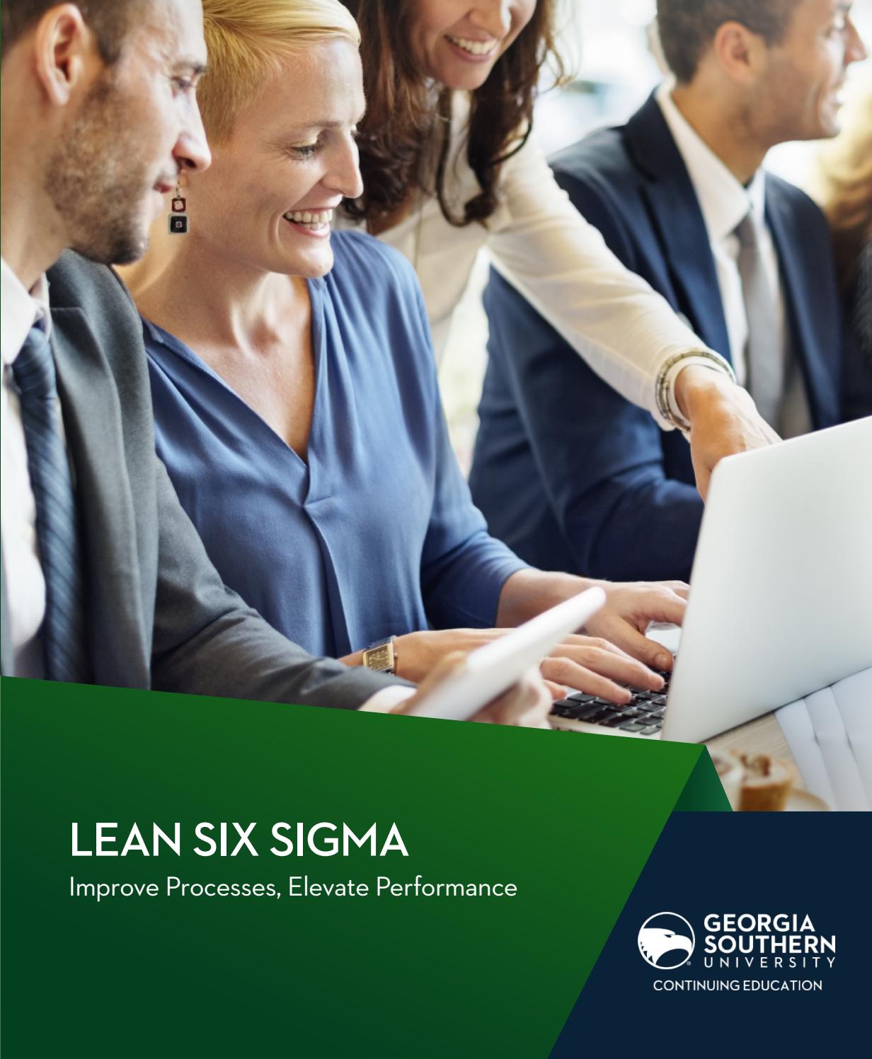 Lean Six Sigma Customized Training Brochure by GS Continuing and ...