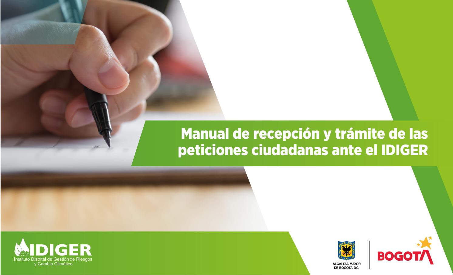 Manual de PQRS - IDIGER by IDIGER - Issuu