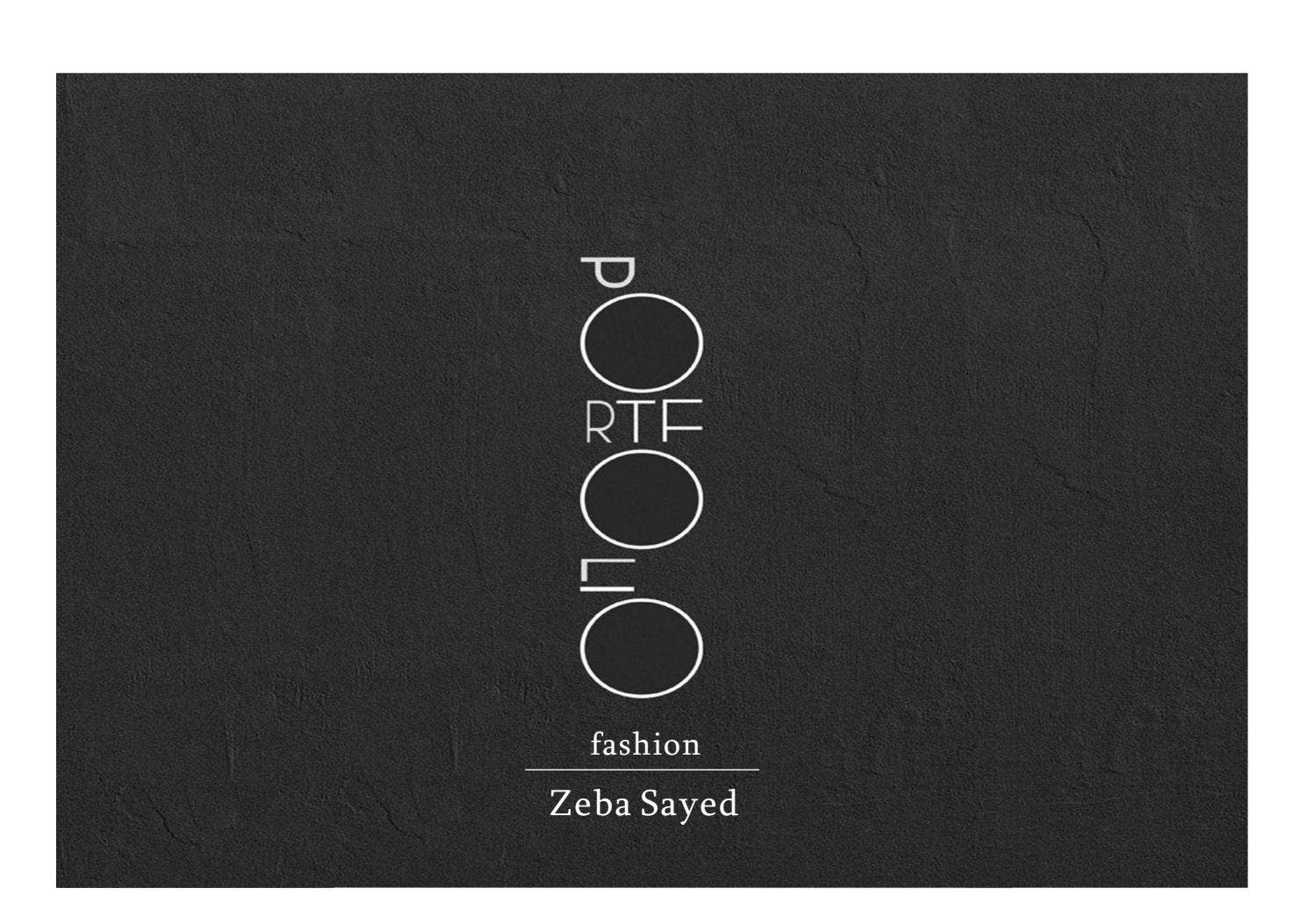 fashion portfolio by zeba sayed - Issuu