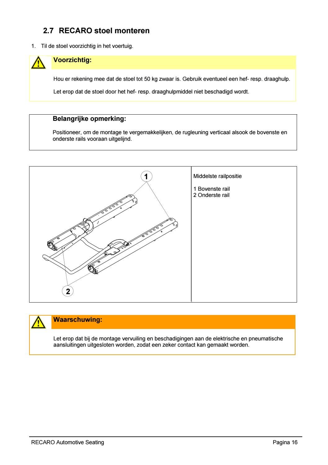RECARO Installation Instructions BUS by fmk. & FACT - Issuu