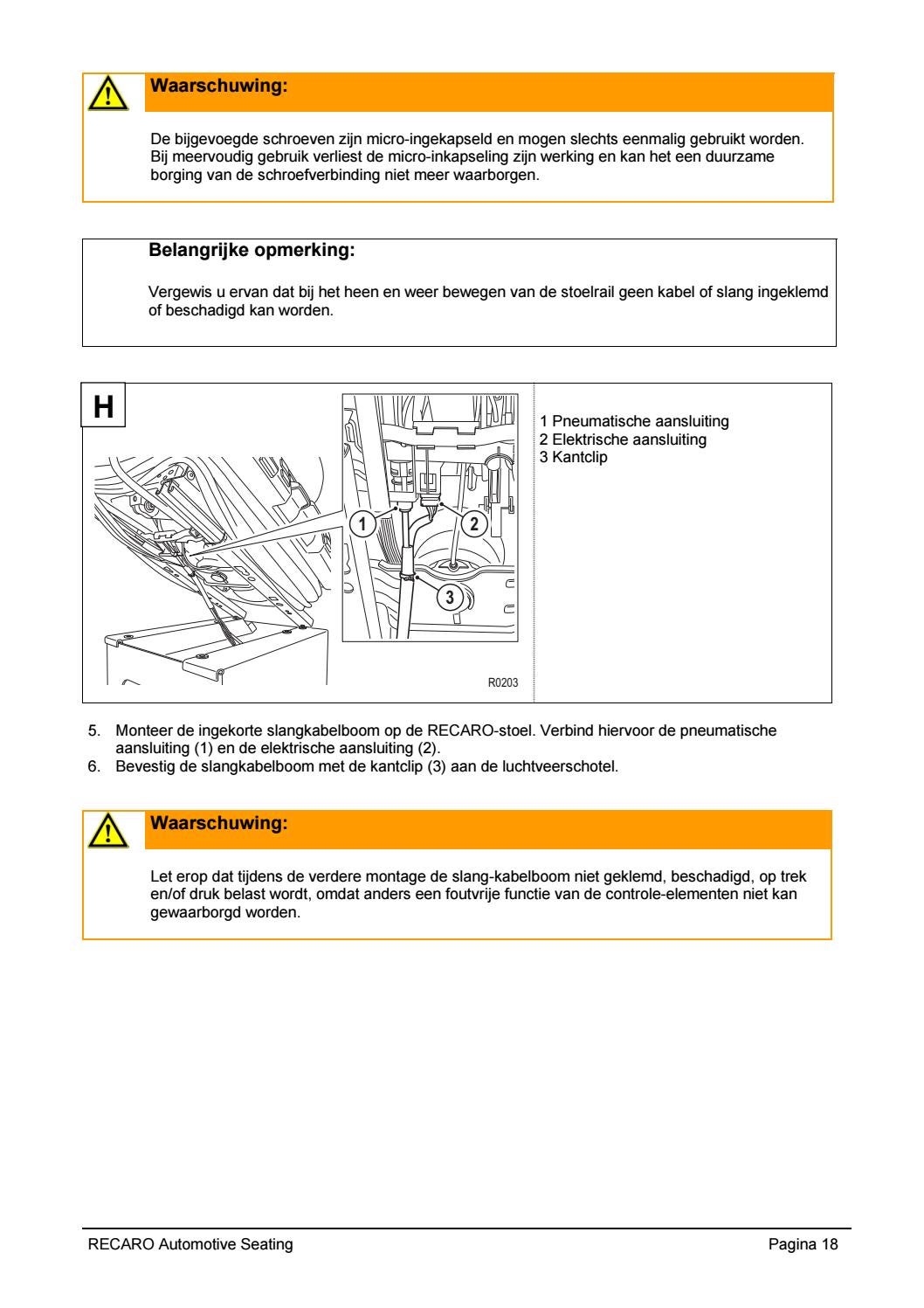 RECARO Installation Instructions BUS by fmk. & FACT - Issuu