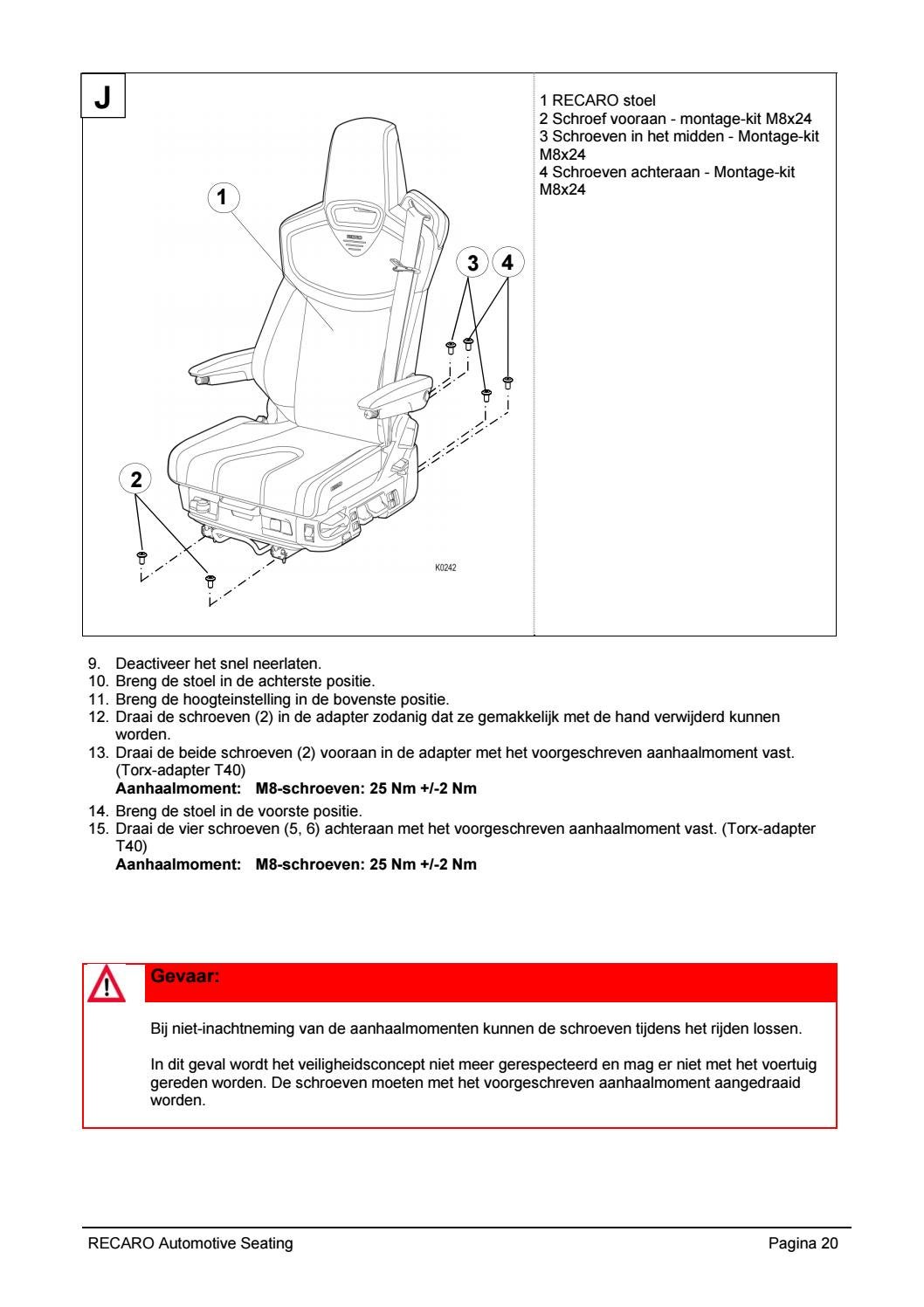 RECARO Installation Instructions BUS by fmk. & FACT - Issuu