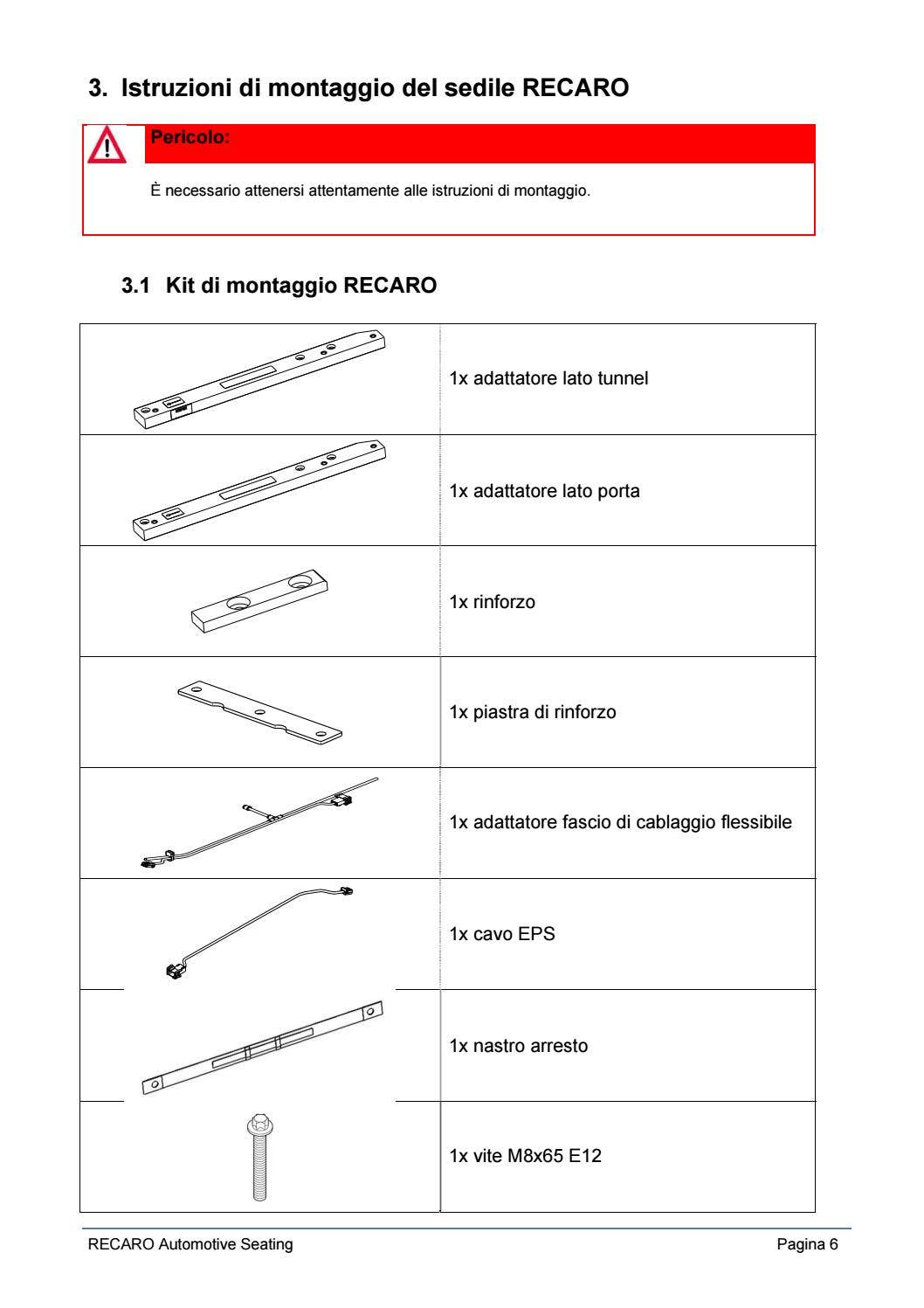 RECARO Installation Instructions MB ACTROS 3 by fmk. & FACT - Issuu