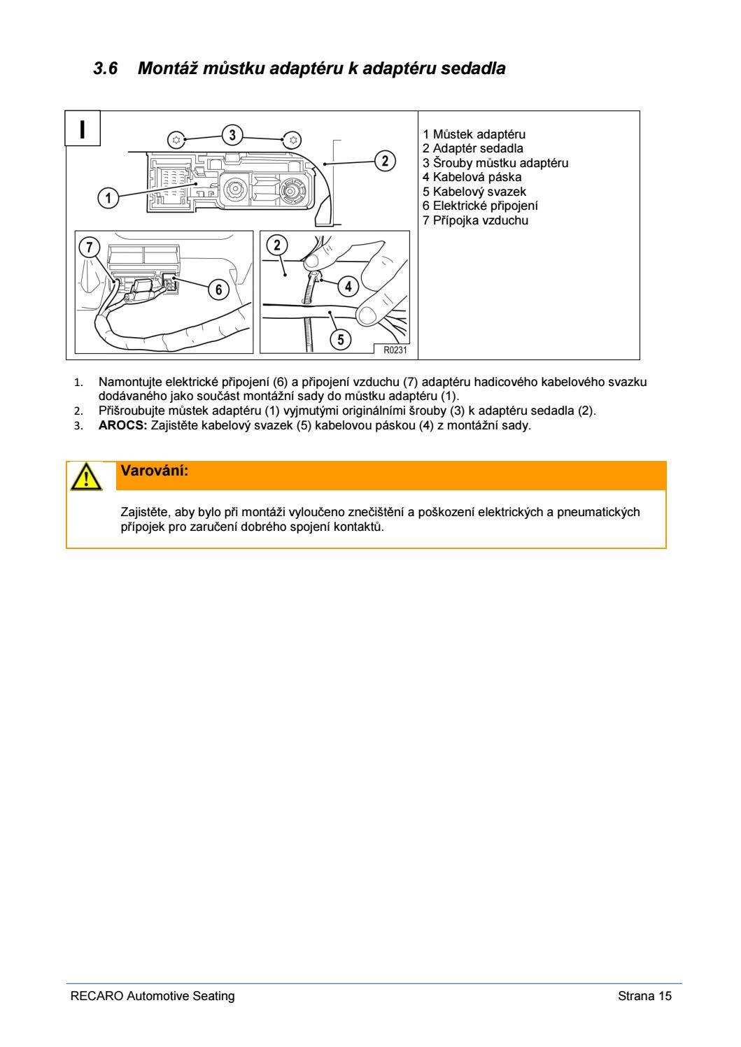 RECARO Installation Instructions MB ACTROS 4 by fmk. & FACT - Issuu