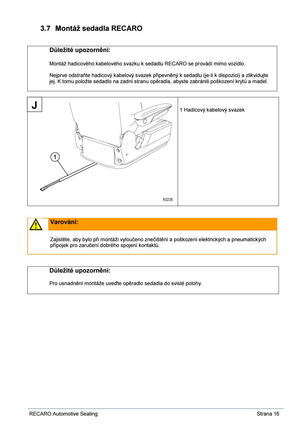 RECARO Installation Instructions MB ACTROS 4 by fmk. & FACT - Issuu