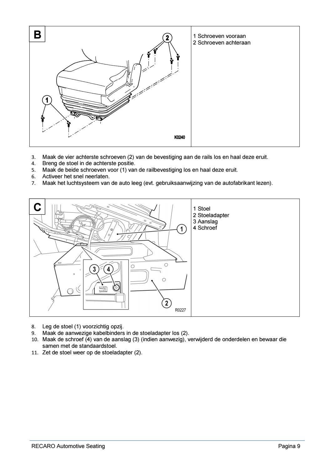 RECARO Installation Instructions MB ACTROS 4 by fmk. & FACT - Issuu