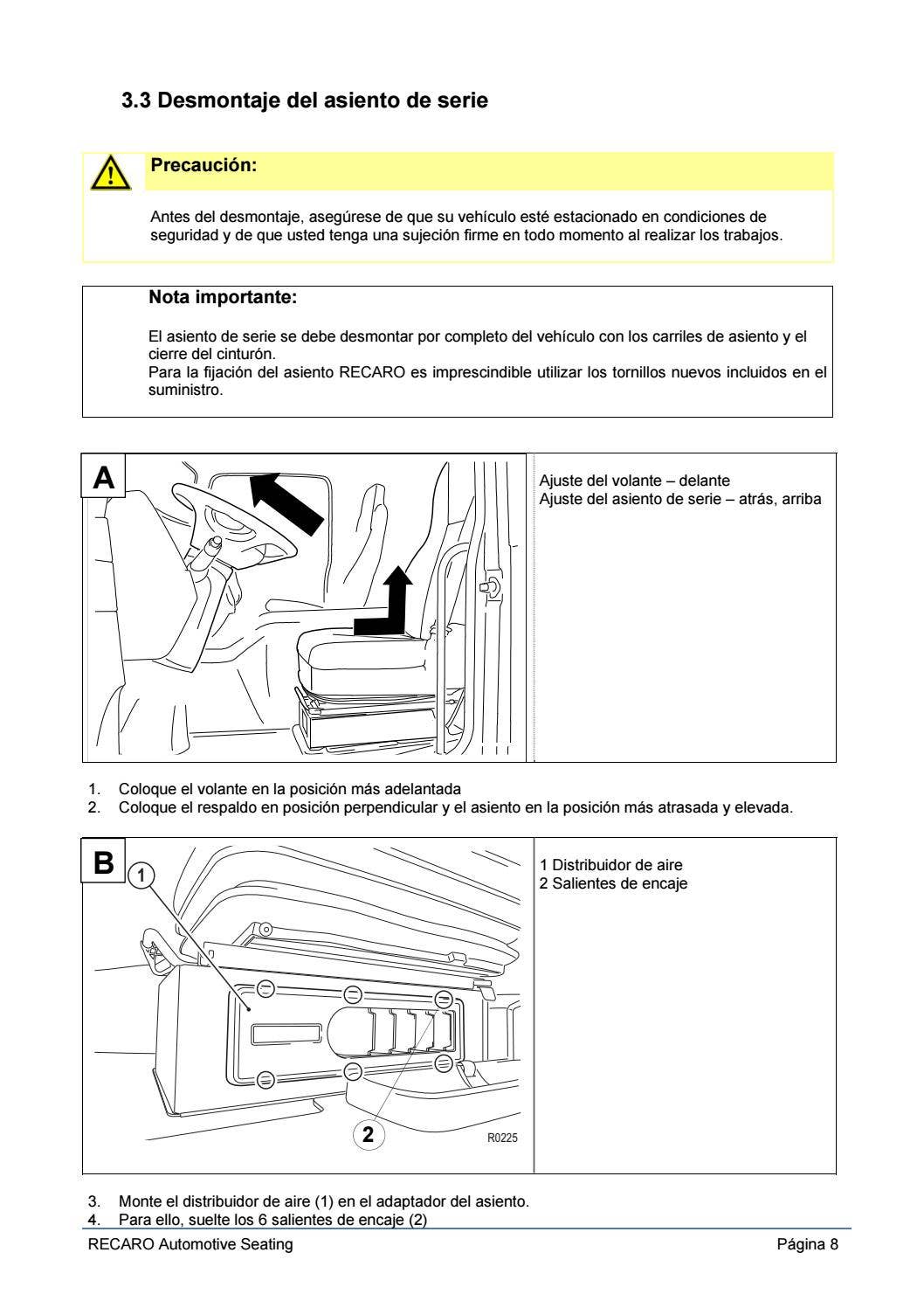 RECARO Installation Instructions RENAULT by fmk. & FACT - Issuu