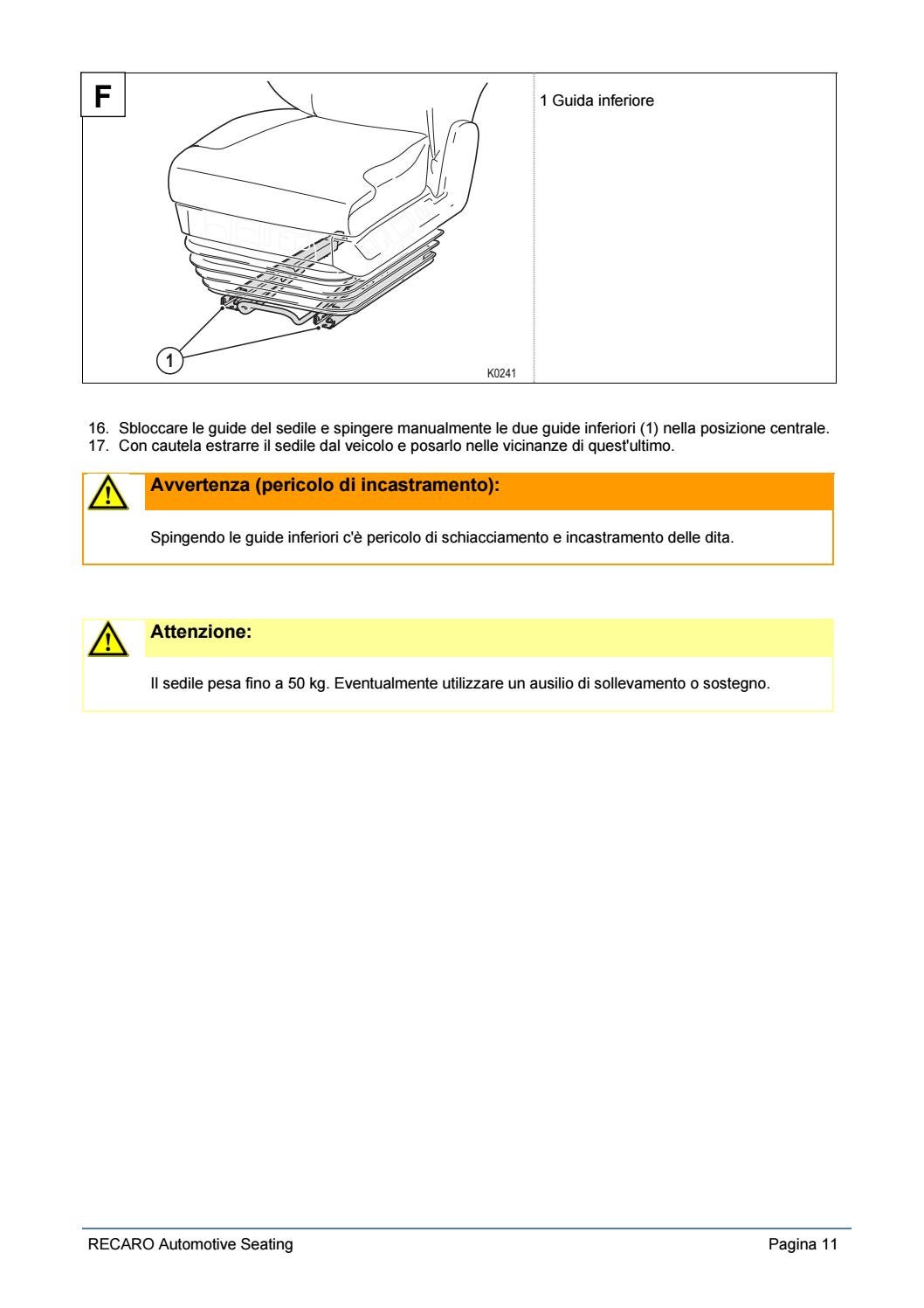 RECARO Installation Instructions SCANIA STREAMLINE by fmk. & FACT - Issuu