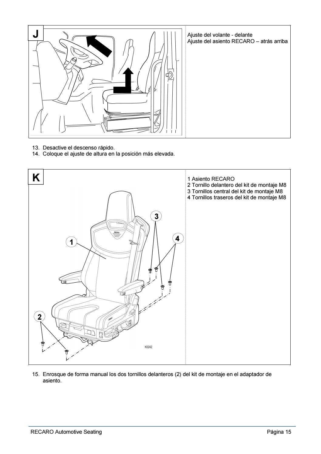 RECARO Installation Instructions SCANIA STREAMLINE by fmk. & FACT - Issuu