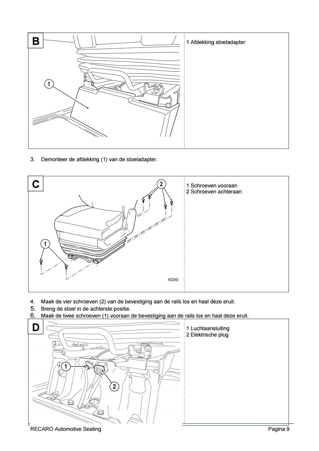 RECARO Installation Instructions SCANIA STREAMLINE by fmk. & FACT - Issuu