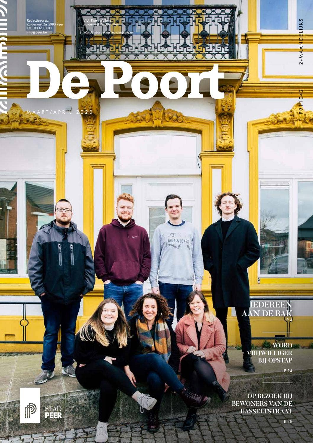 Stadsmagazine De Poort - maart, april 2020 by Stad Peer - Issuu
