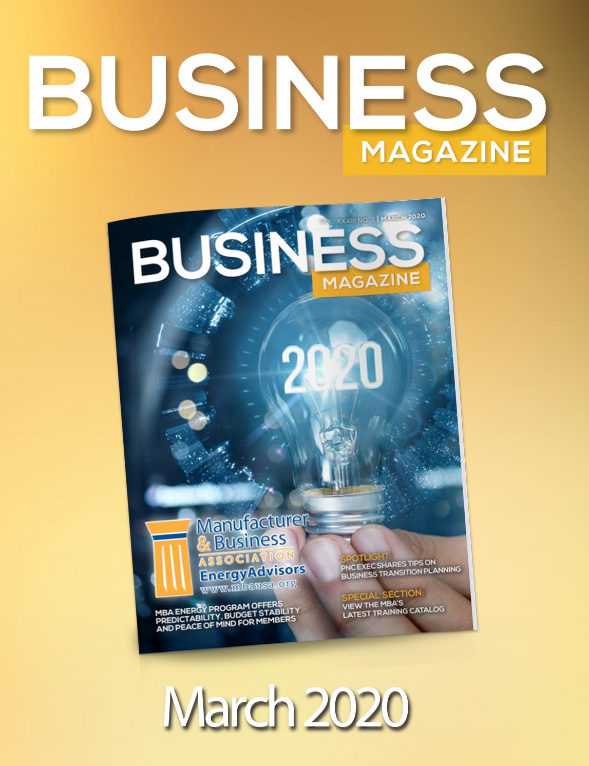 March 2020 Business Magazine by MBA Business Magazine - Issuu