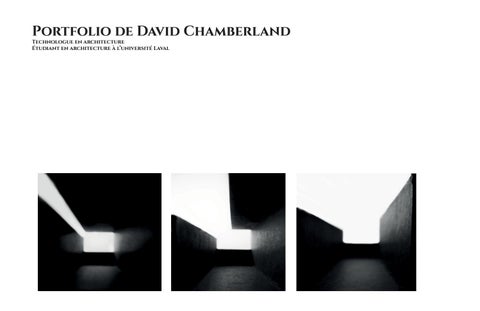 Portfolio by David Chamberland - Issuu