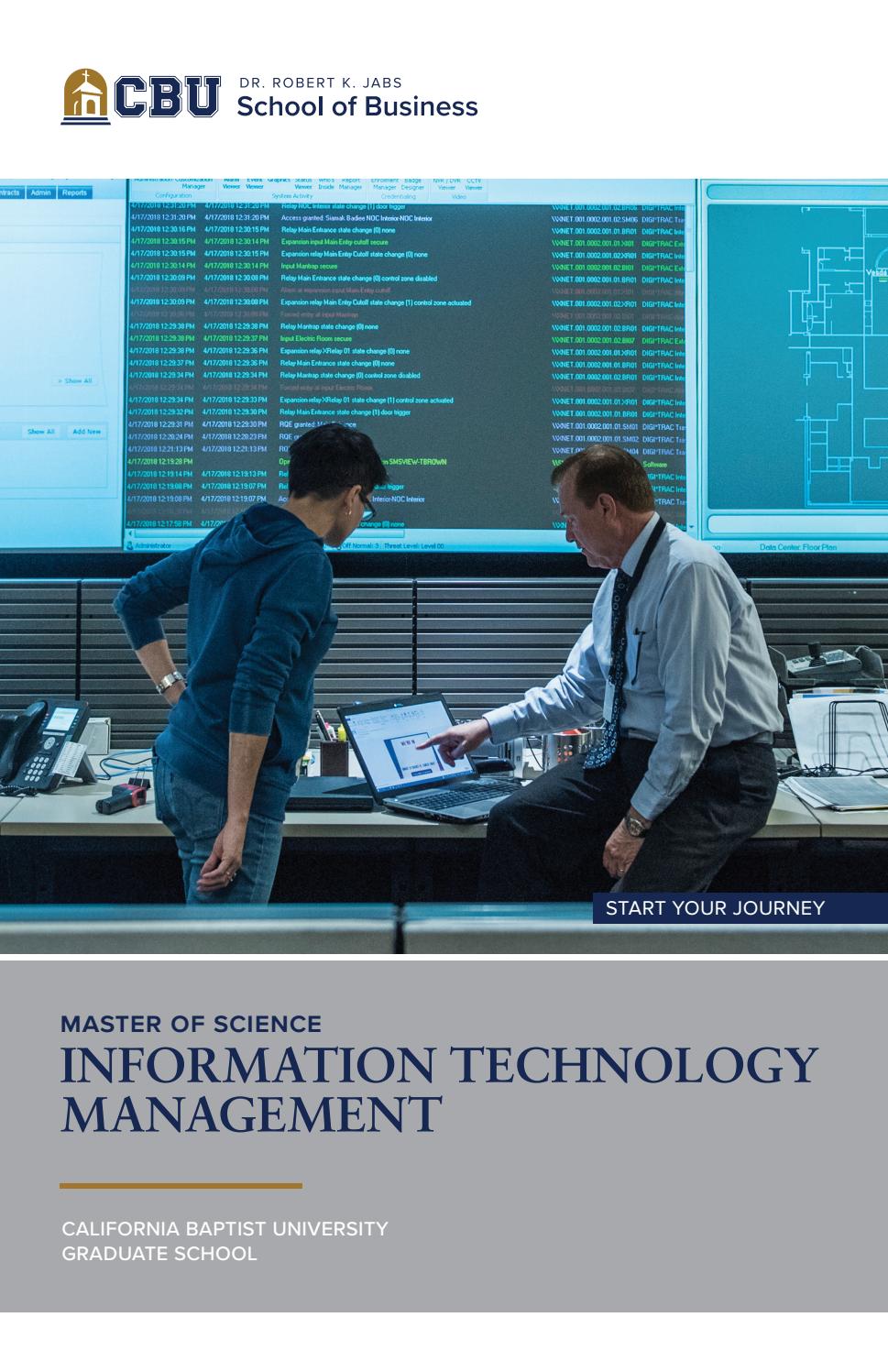 MS in Information Technology Management by California Baptist ...