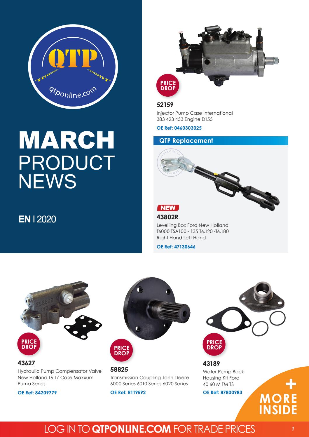 QTP March Product News 2020 by Quality Tractor Parts - Issuu