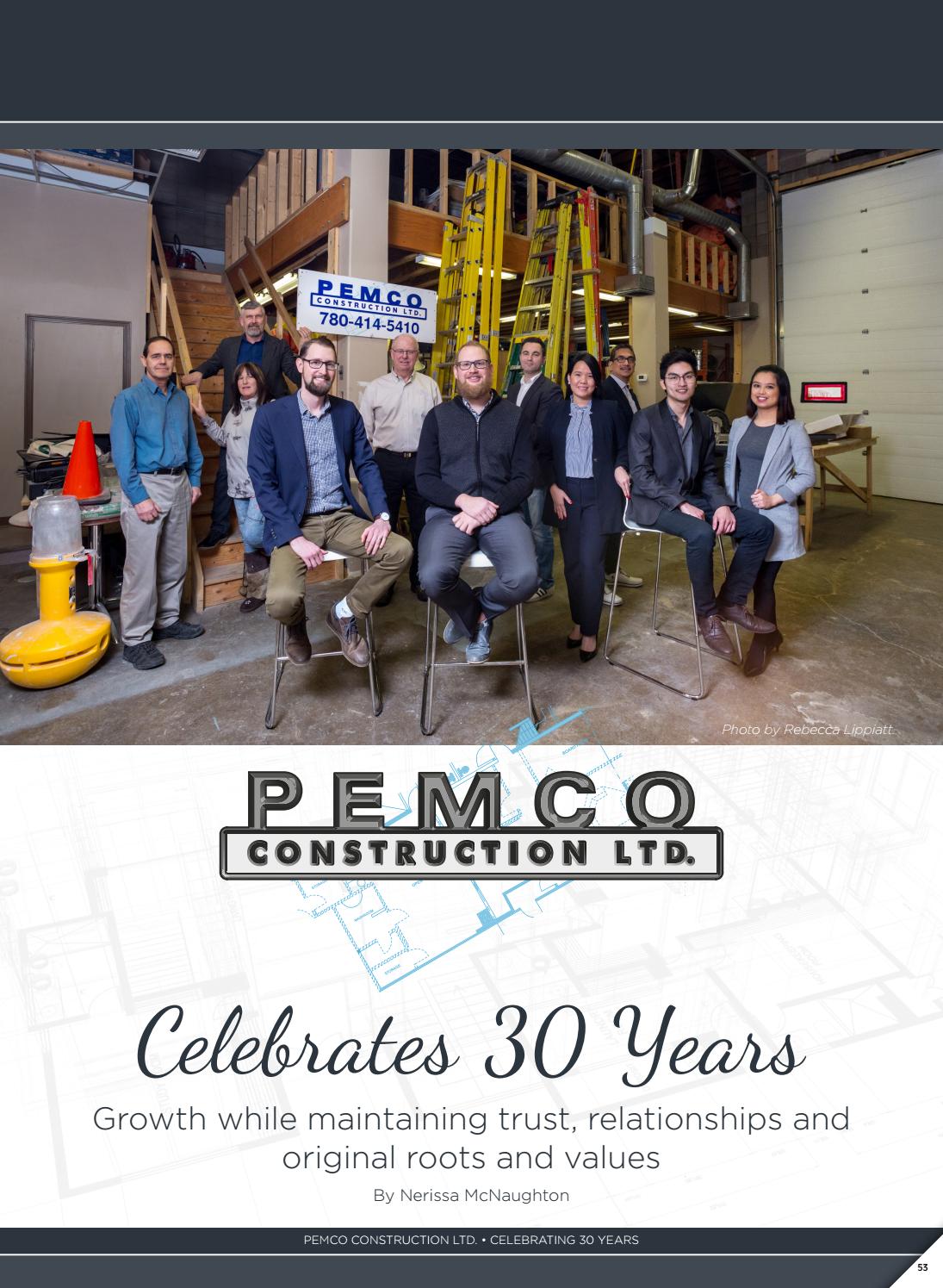 PEMCO - Celebrating 30 Years by Business in Edmonton Magazine - Issuu