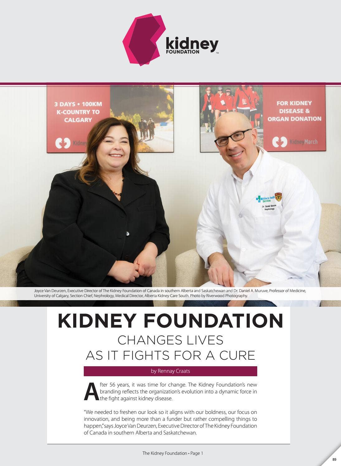 The Kidney Foundation - Changing Lives by Business in Calgary - Issuu