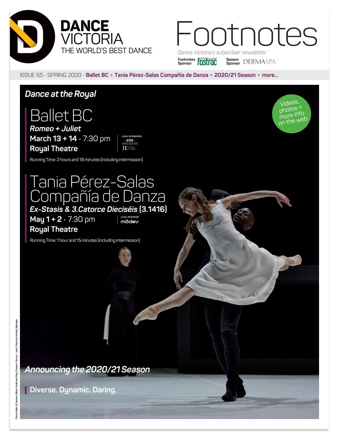 Dance Victoria Footnotes 65 (Spring 2020) by Dance Victoria - Issuu
