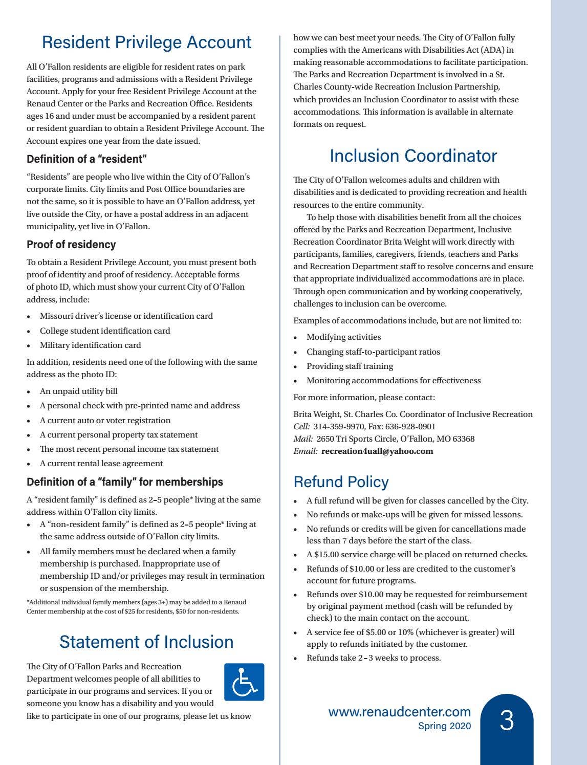 O'Fallon Parks and Rec Guide - Spring 2020 by City of O'Fallon - Issuu