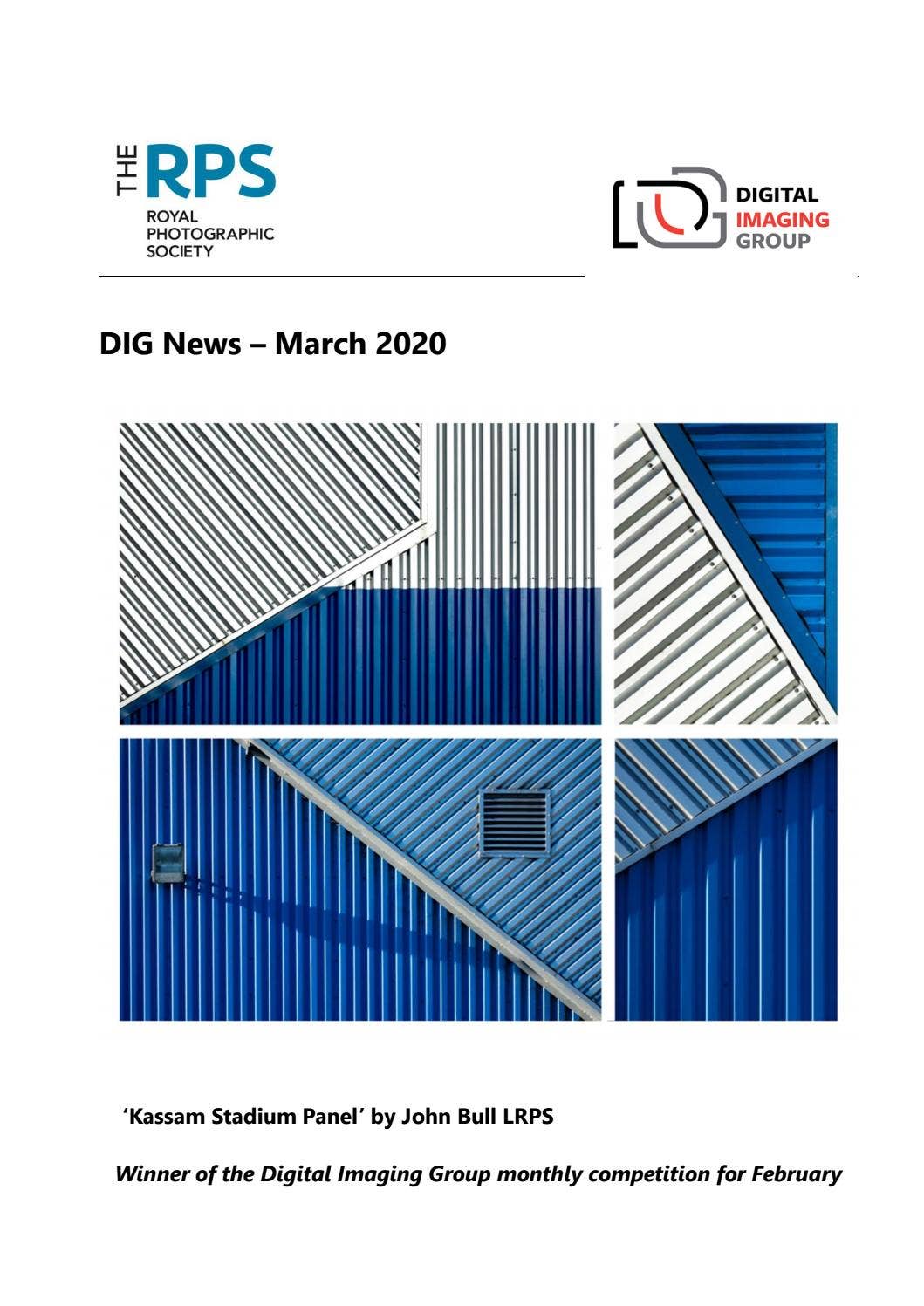 RPS Digital Imaging Group News March 2020 by Royal Photographic Society ...