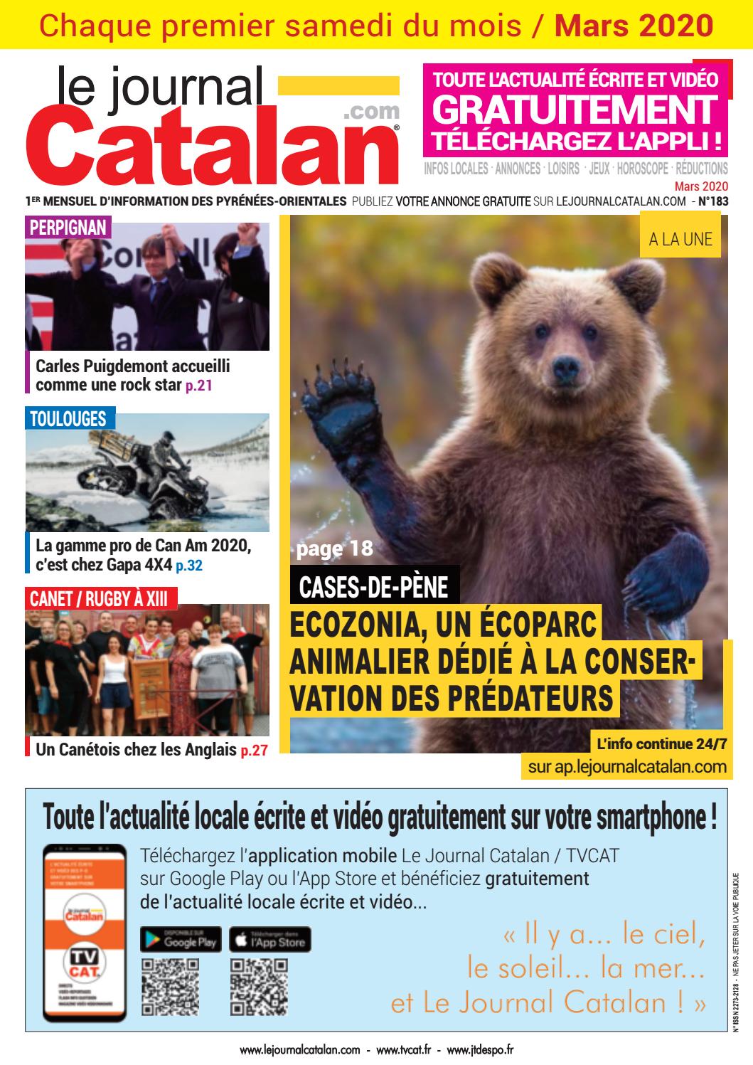 Le Journal Catalan N° 183 - Mars 2020 - 1er magazine des Pyrénées ...