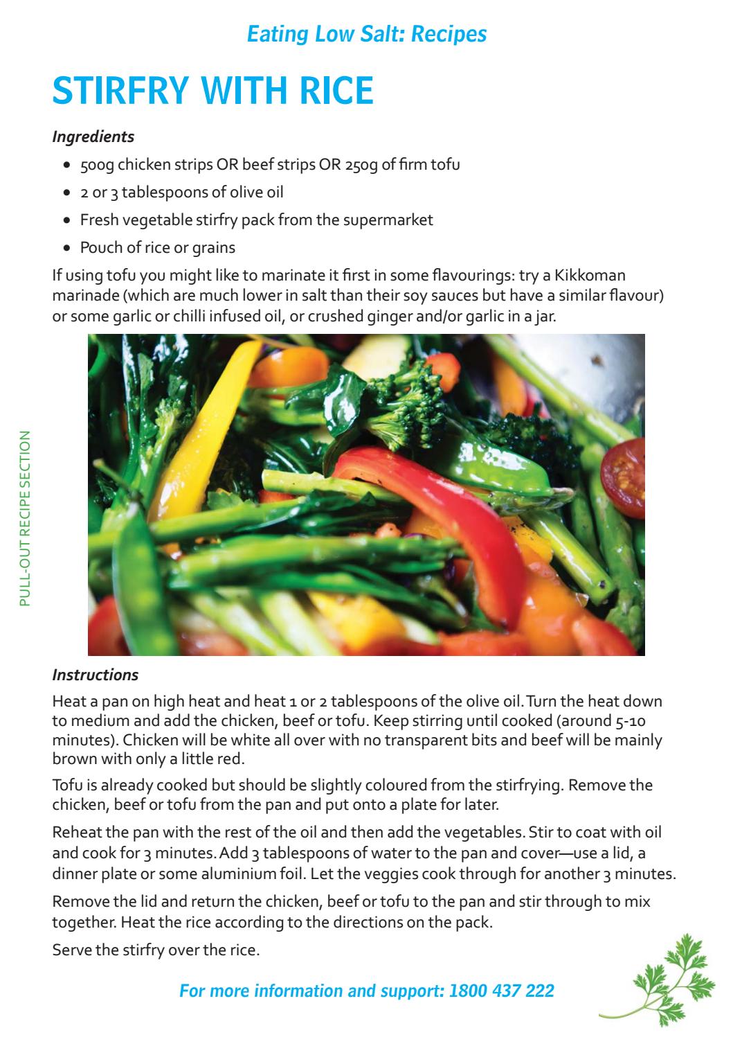 Eating Low Salt - Tips for reducing sodium for people with liver ...