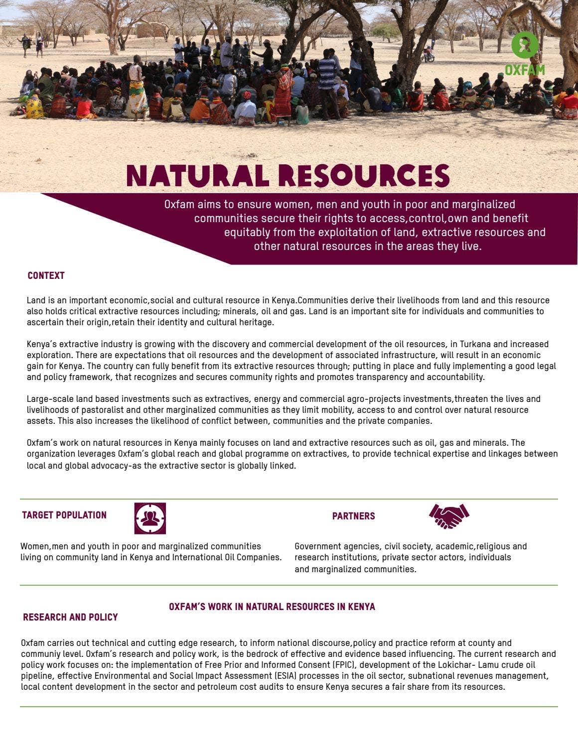 Natural Resources Brochure by Carol Mochoge - Issuu