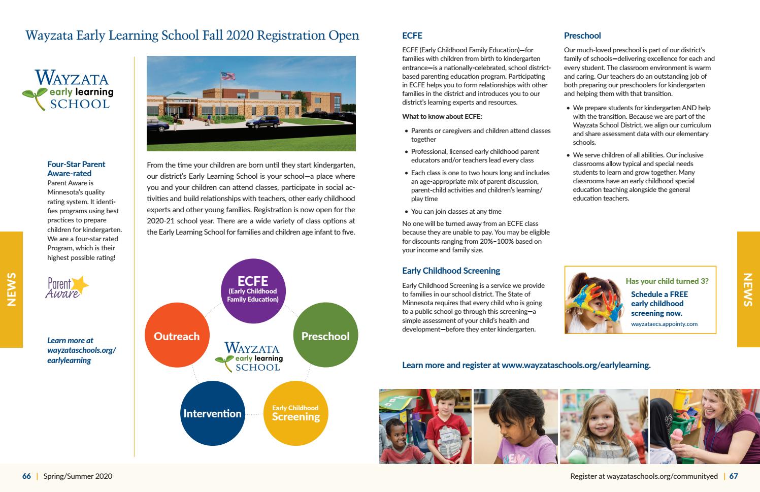Spring/Summer 2020 Catalog by Wayzata Public Schools - Issuu