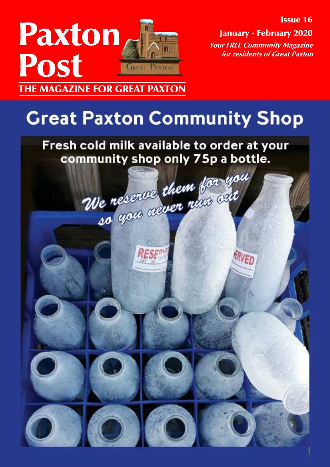 Paxton Post Edition 16 by Easiprint - Issuu