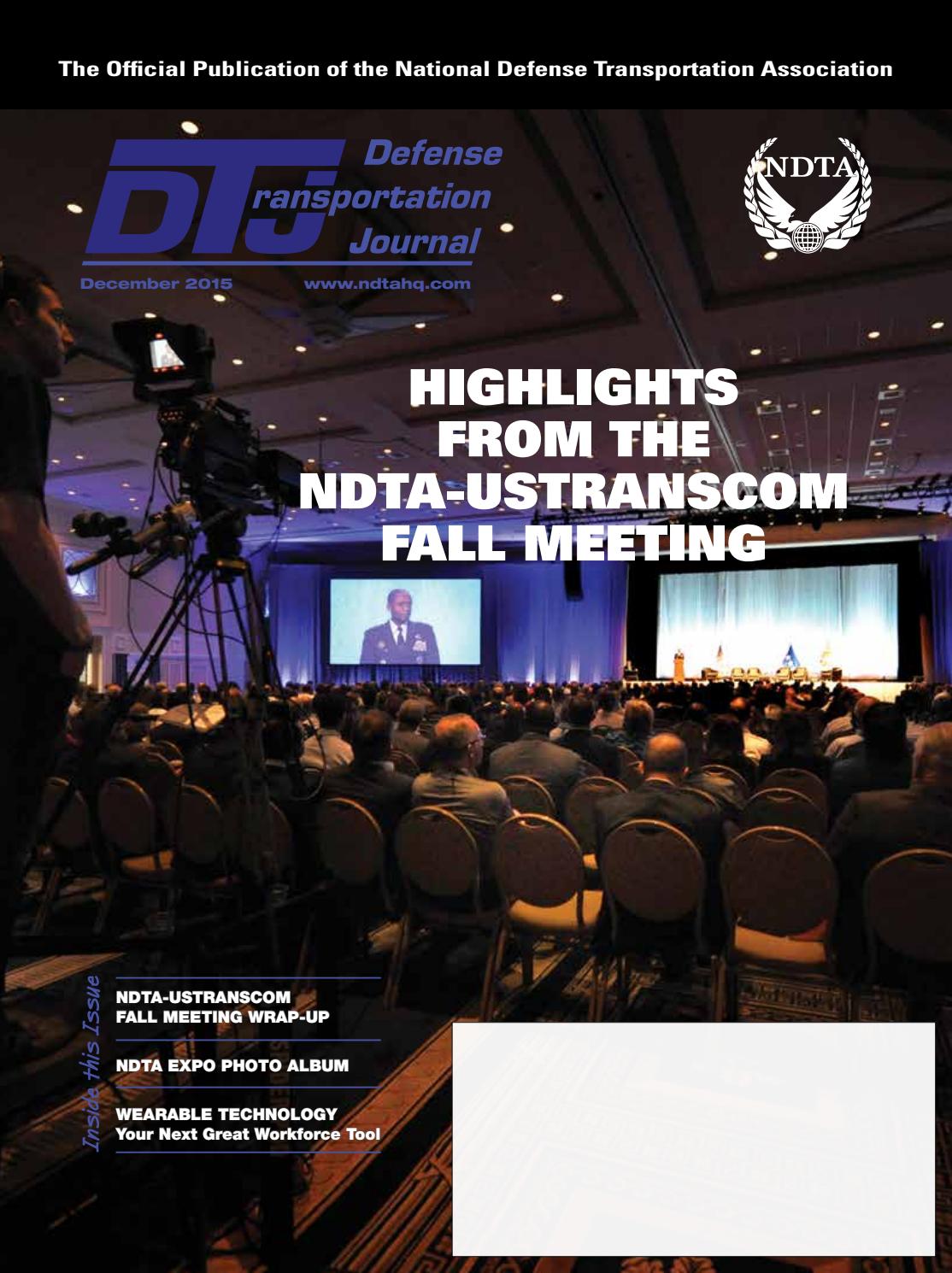 Defense Transportation Journal by Defense Transportation Journal - Issuu