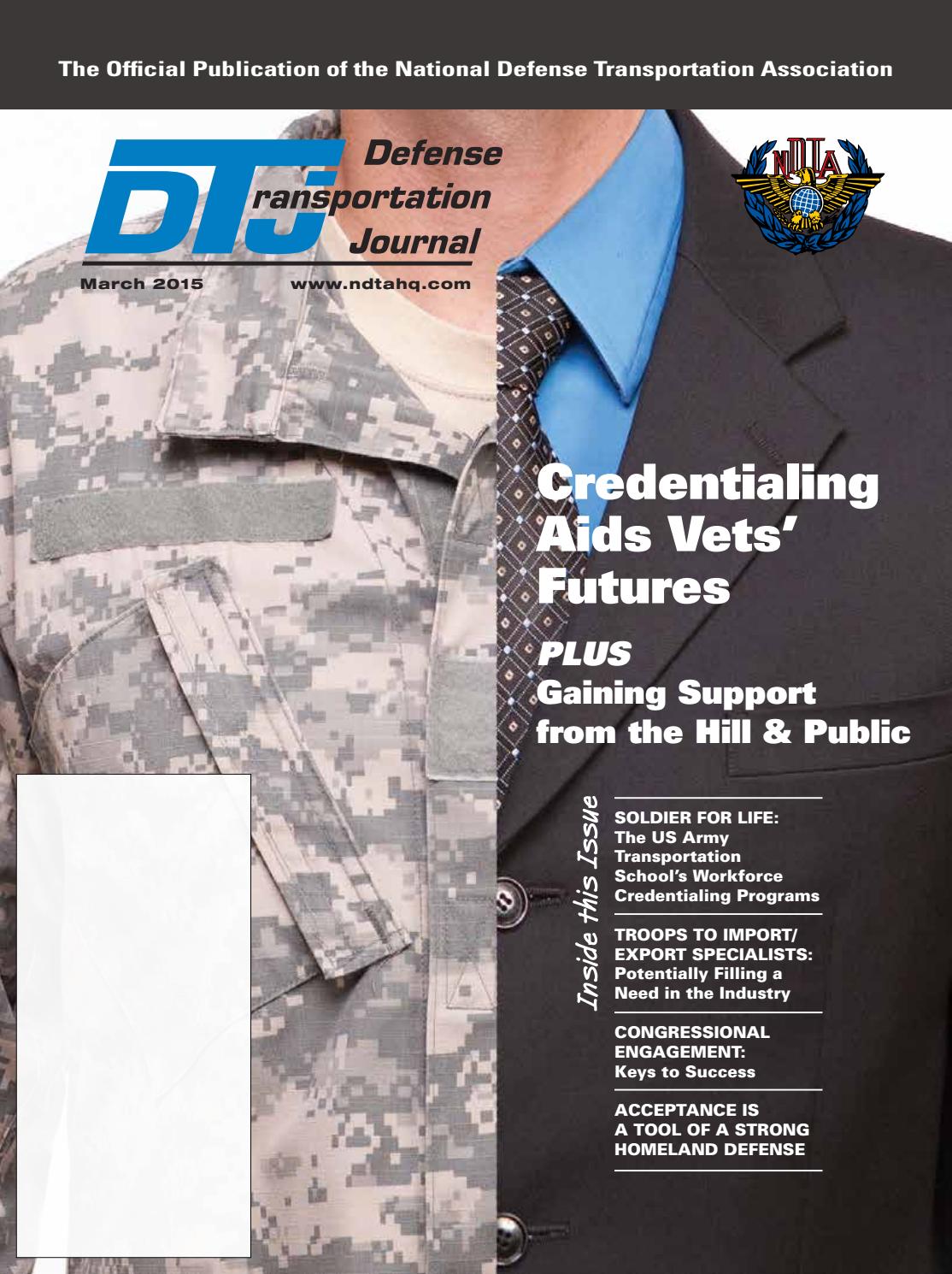 Defense Transportation Journal by Defense Transportation Journal - Issuu