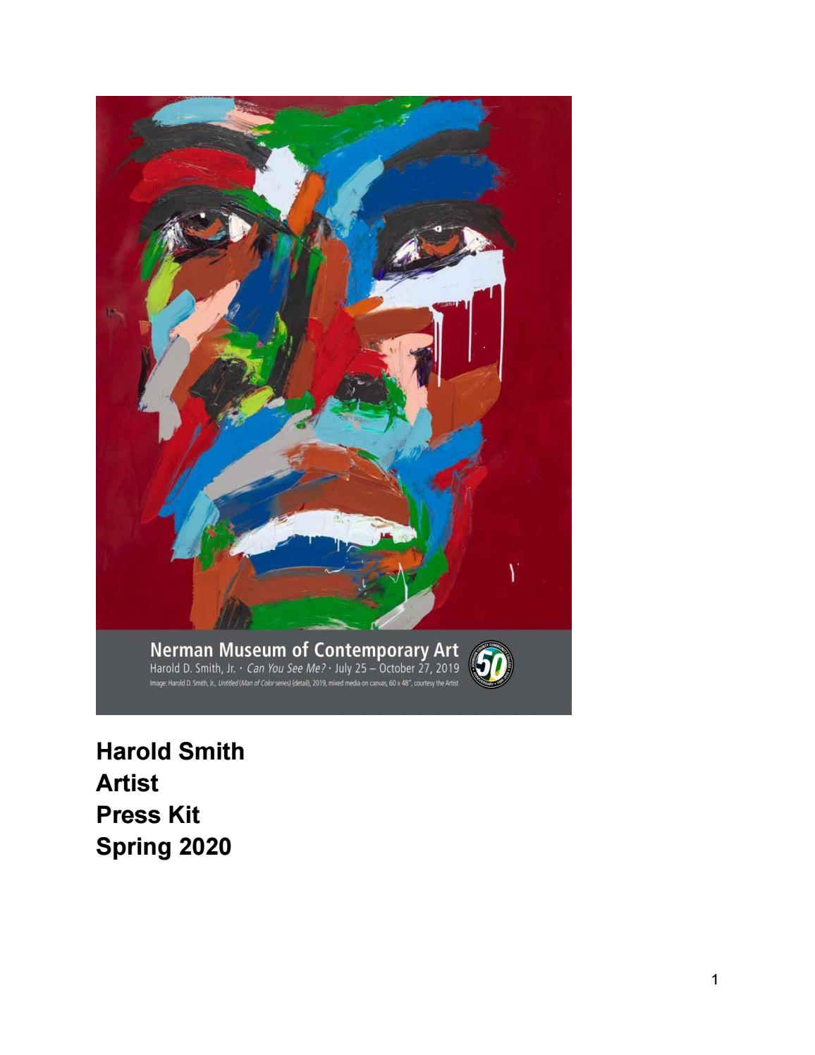 Harold Smith Art - March 2020 Press Kit by Harold Smith - Issuu