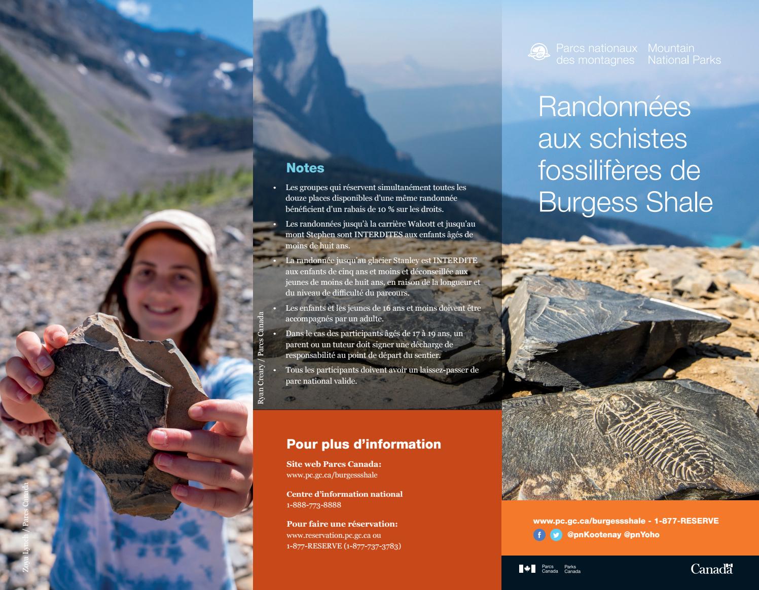 Burgess Shale Fossil Guided Hikes - French. by Kootenay Rockies Tourism ...
