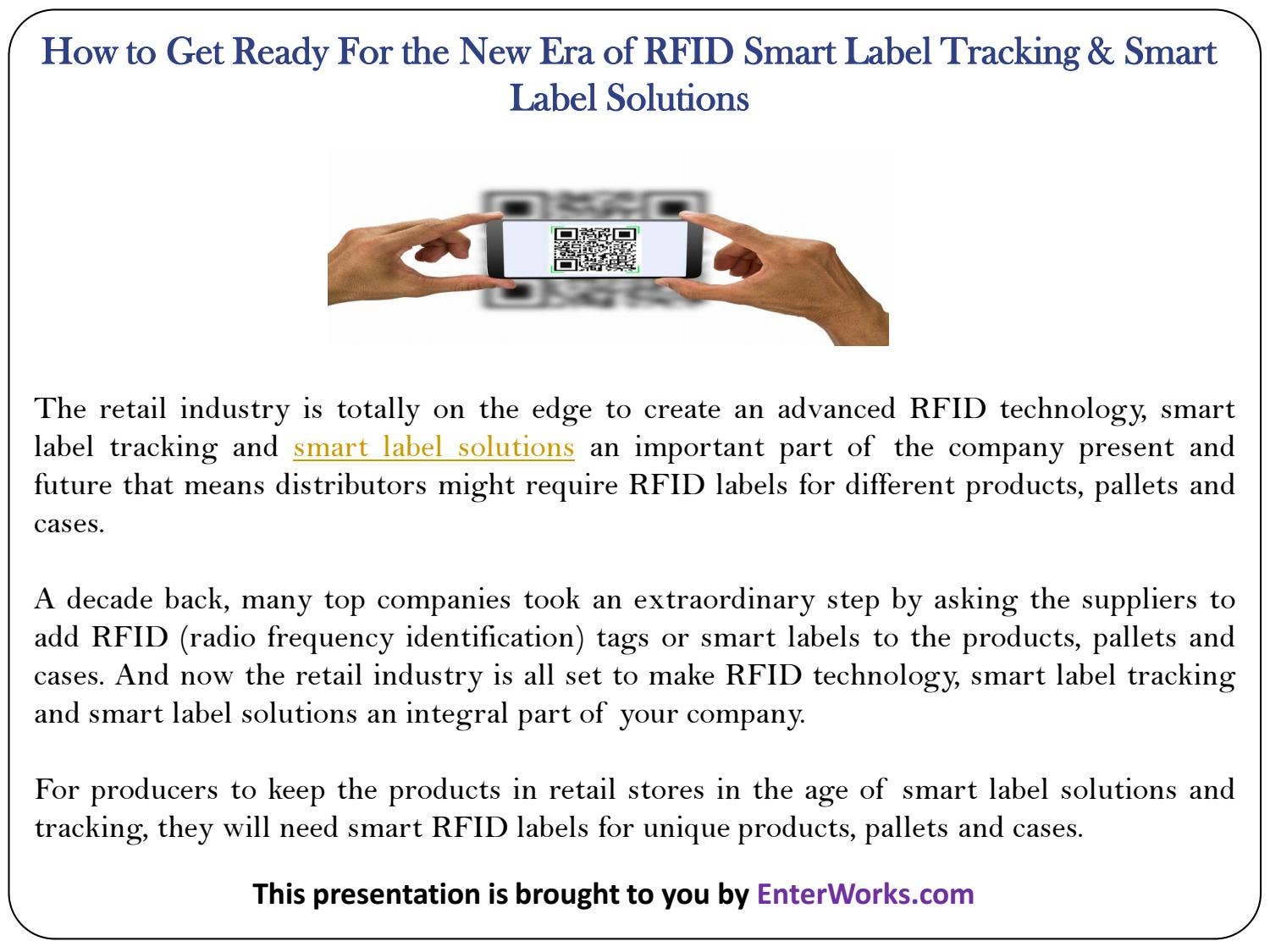 How to Get Ready For the New Era of RFID Smart Label Tracking & Smart ...