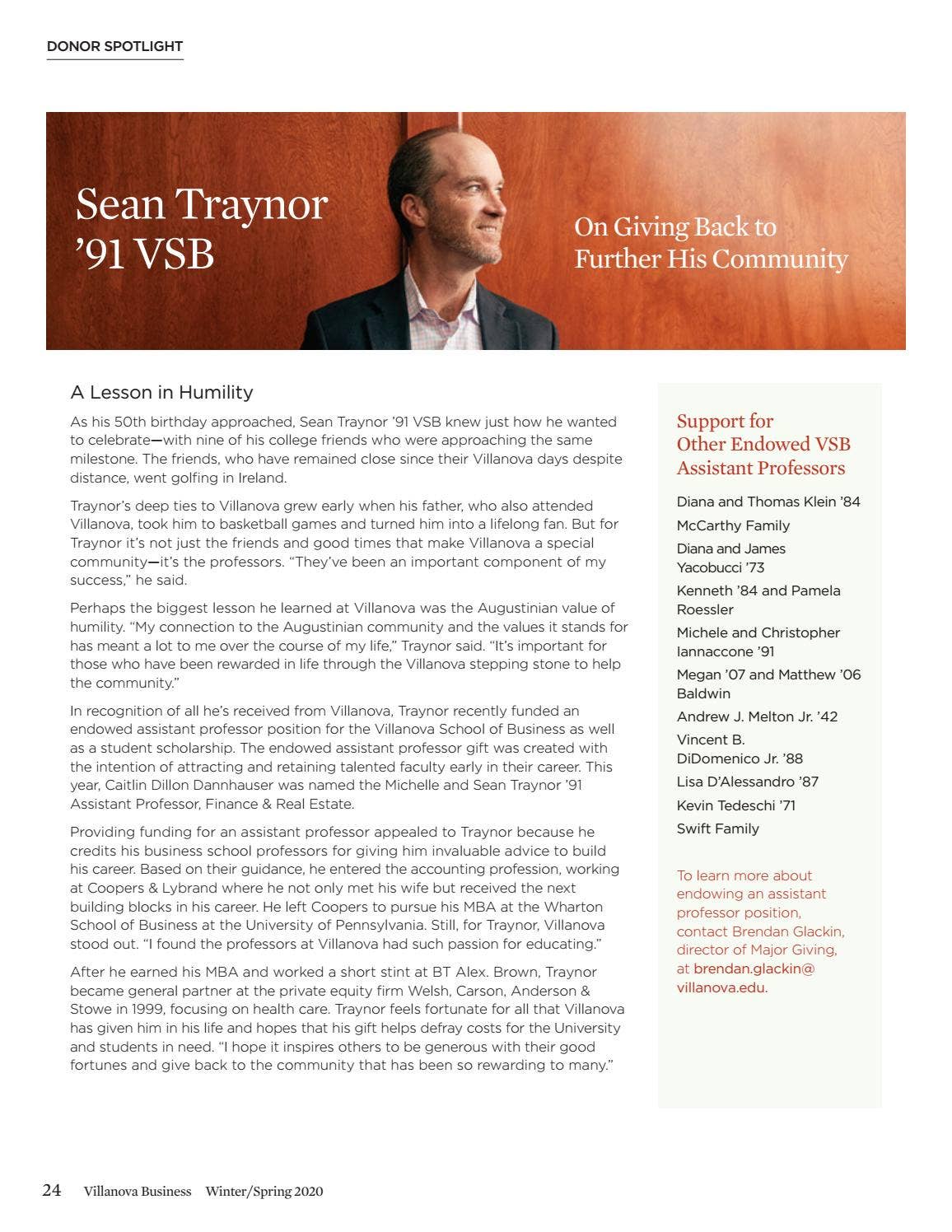 Winter Villanova Business Magazine 2020 by Villanova School of Business ...