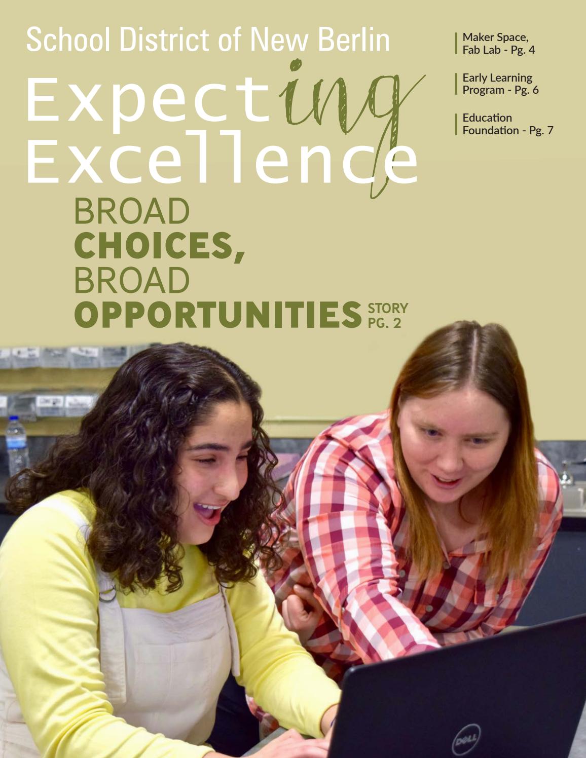 School District of New Berlin 'Expecting Excellence' 2020 Newsletter by School District of New ...