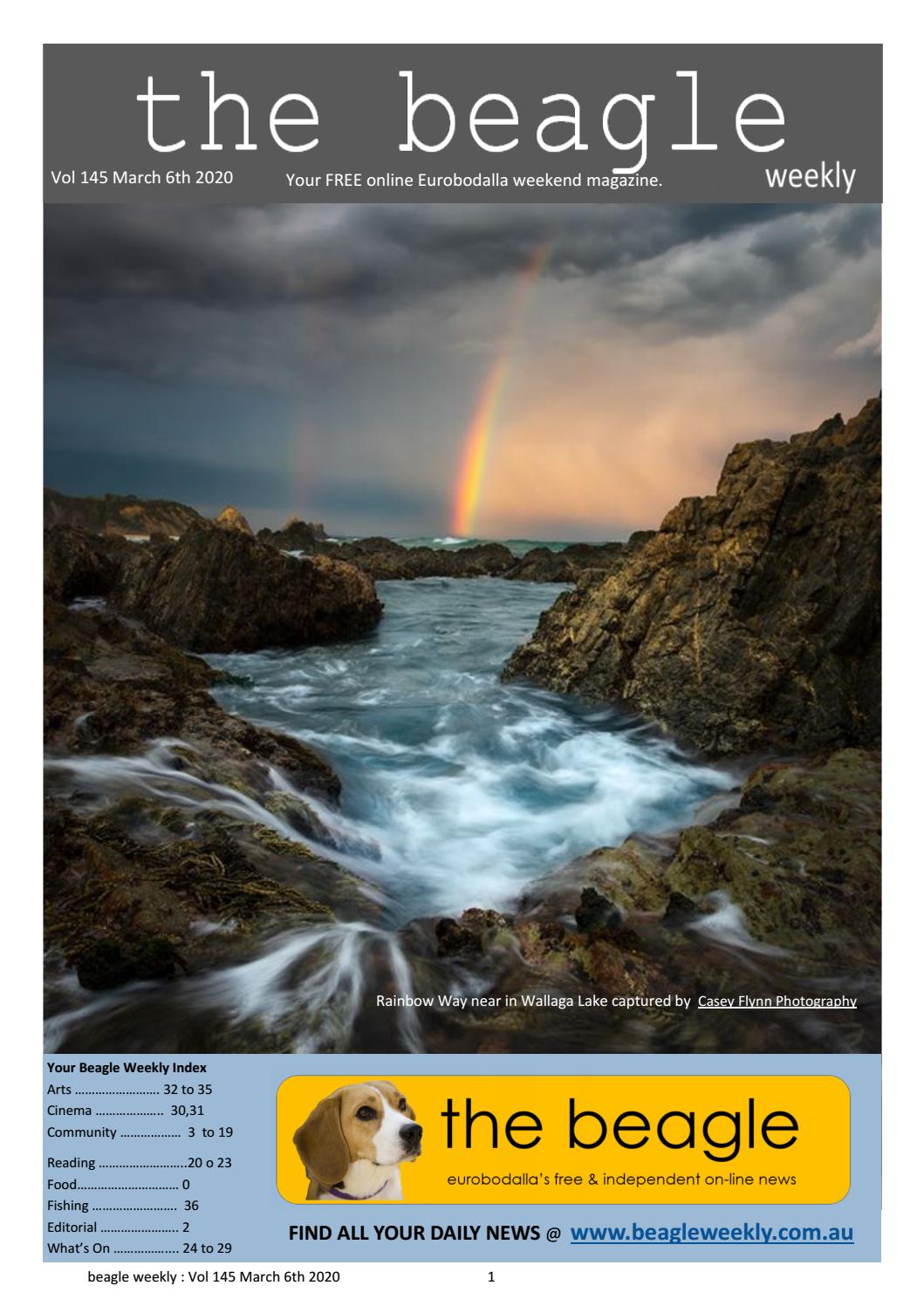 Beagle Weekender Vol 145 March 6th 2020 by The Beagle Weekly - Issuu