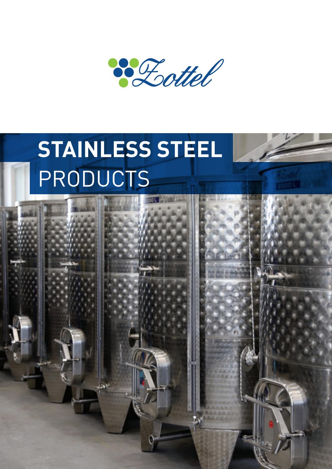 Stainless steel products ZOTTEL by linda-zottel - Issuu