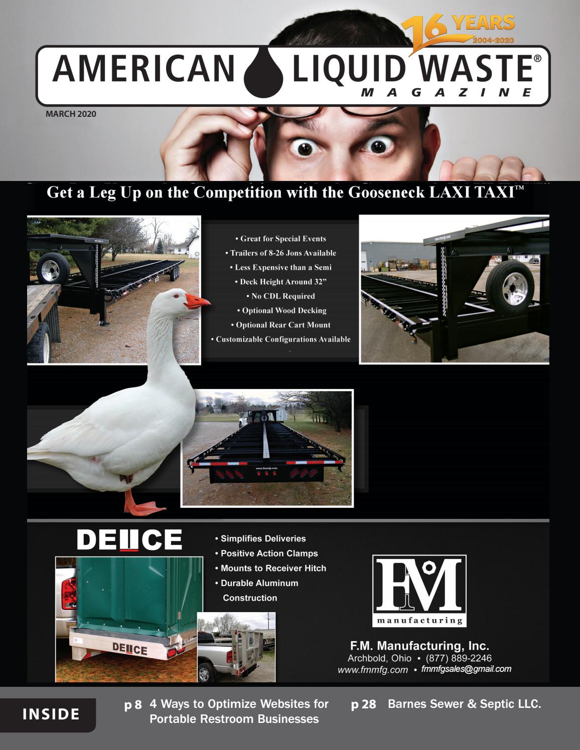 American Liquid Waste Magazine March 2020 by Gideon - Issuu